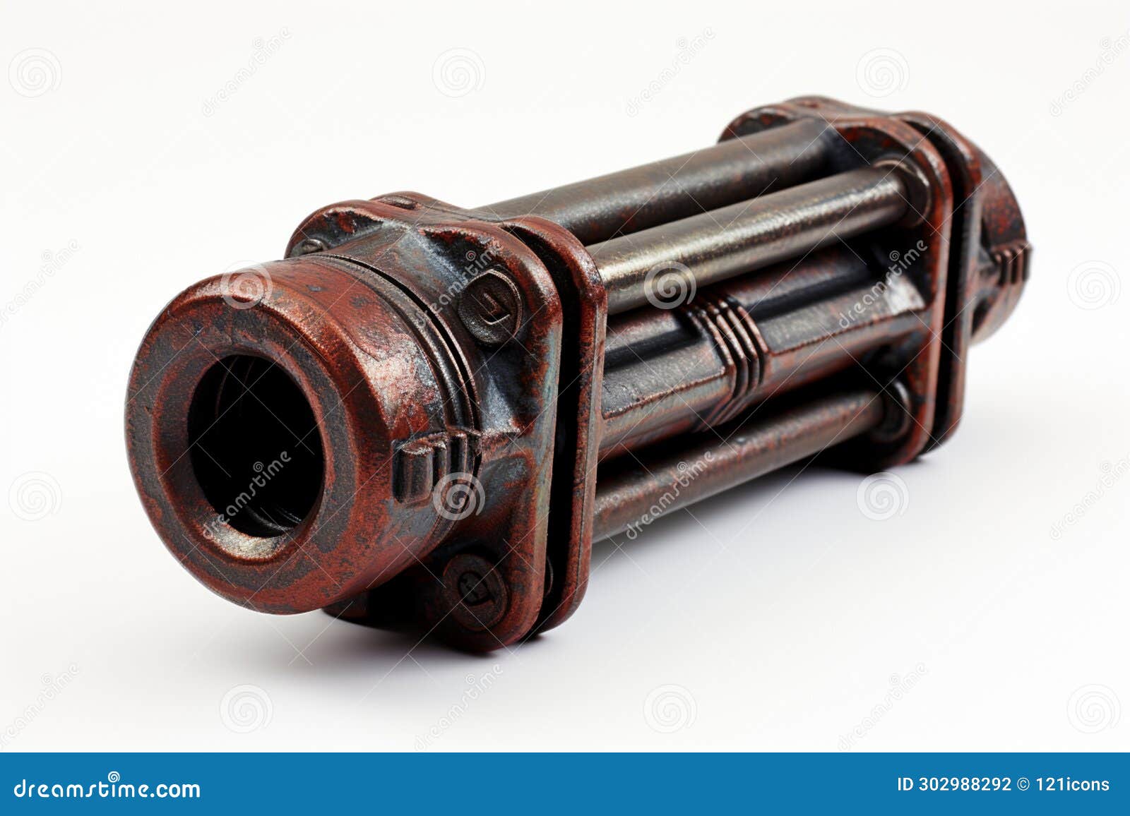 Metal Coupler On White Background Stock Photo | CartoonDealer.com ...