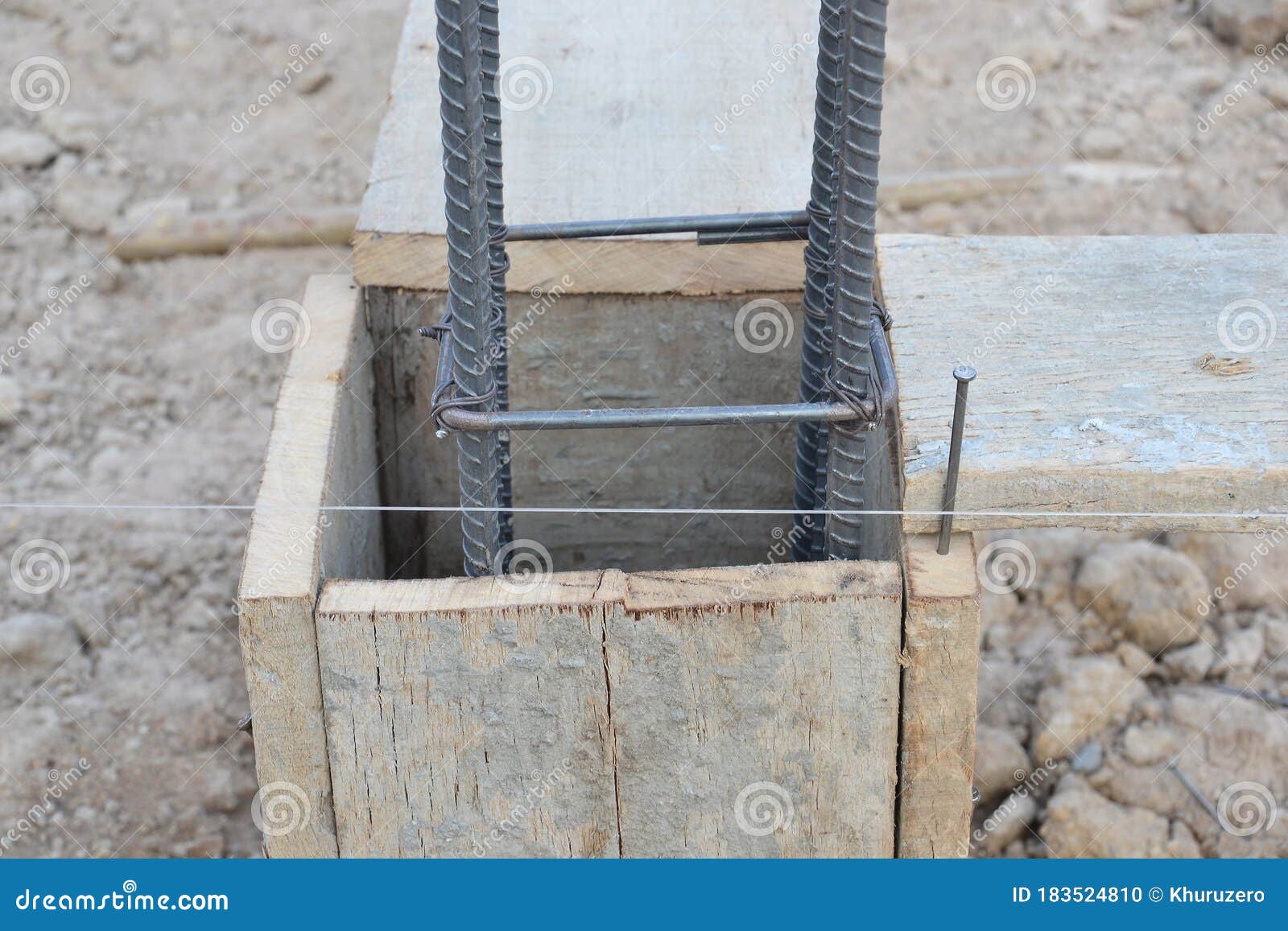 Rebar And Formwork For Beam And Column Stock Photography ...