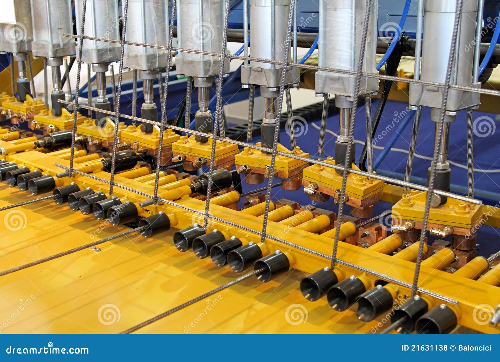 Rebar net machine stock photo. Image of rebar, machinery - 21631138