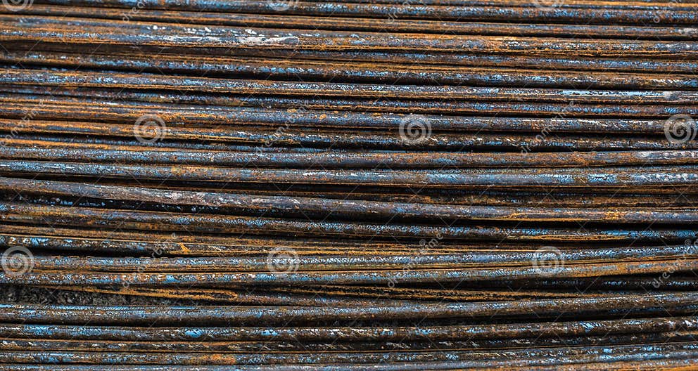 Rebar placed overlapping stock image. Image of protection - 60539229
