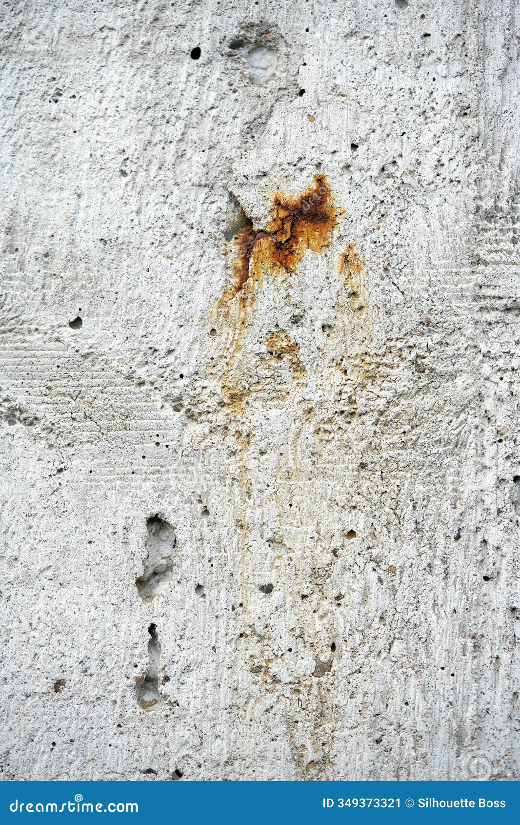 Rebar Rust on Concrete Weathered, Rust Stains on a Concrete Surface ...