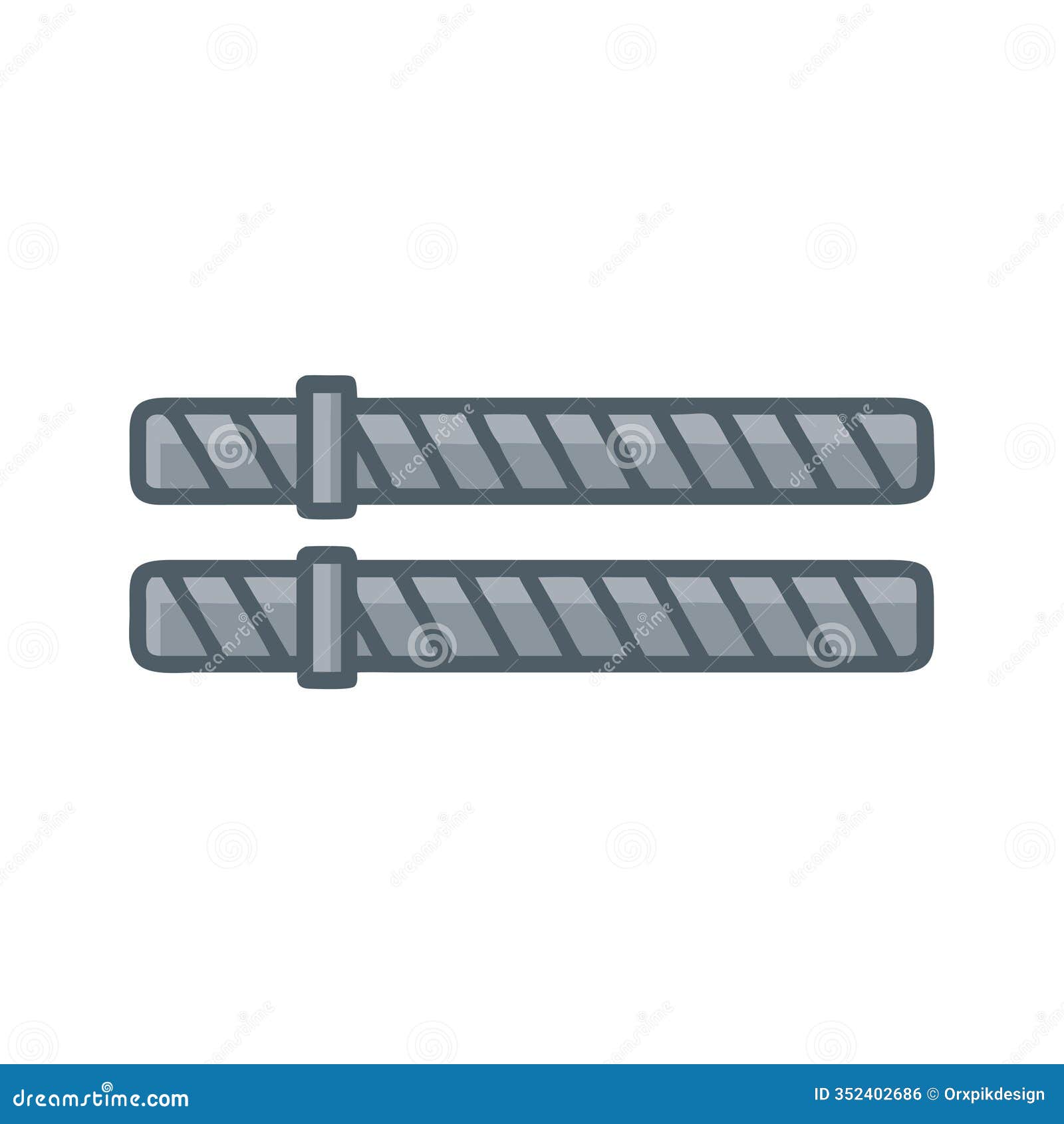 Rebar Tie Symbol for Construction Use Stock Illustration - Illustration ...