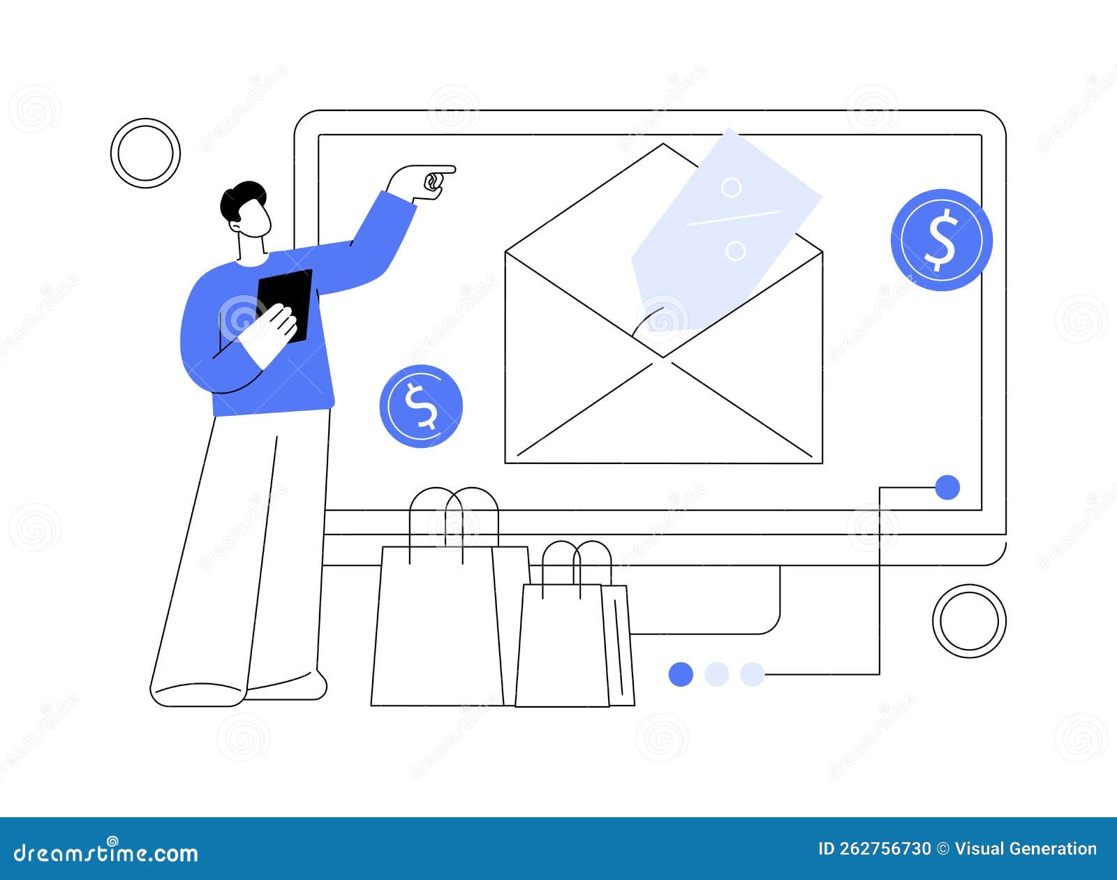 Rebate Program Abstract Concept Vector Illustration. Stock Vector ...
