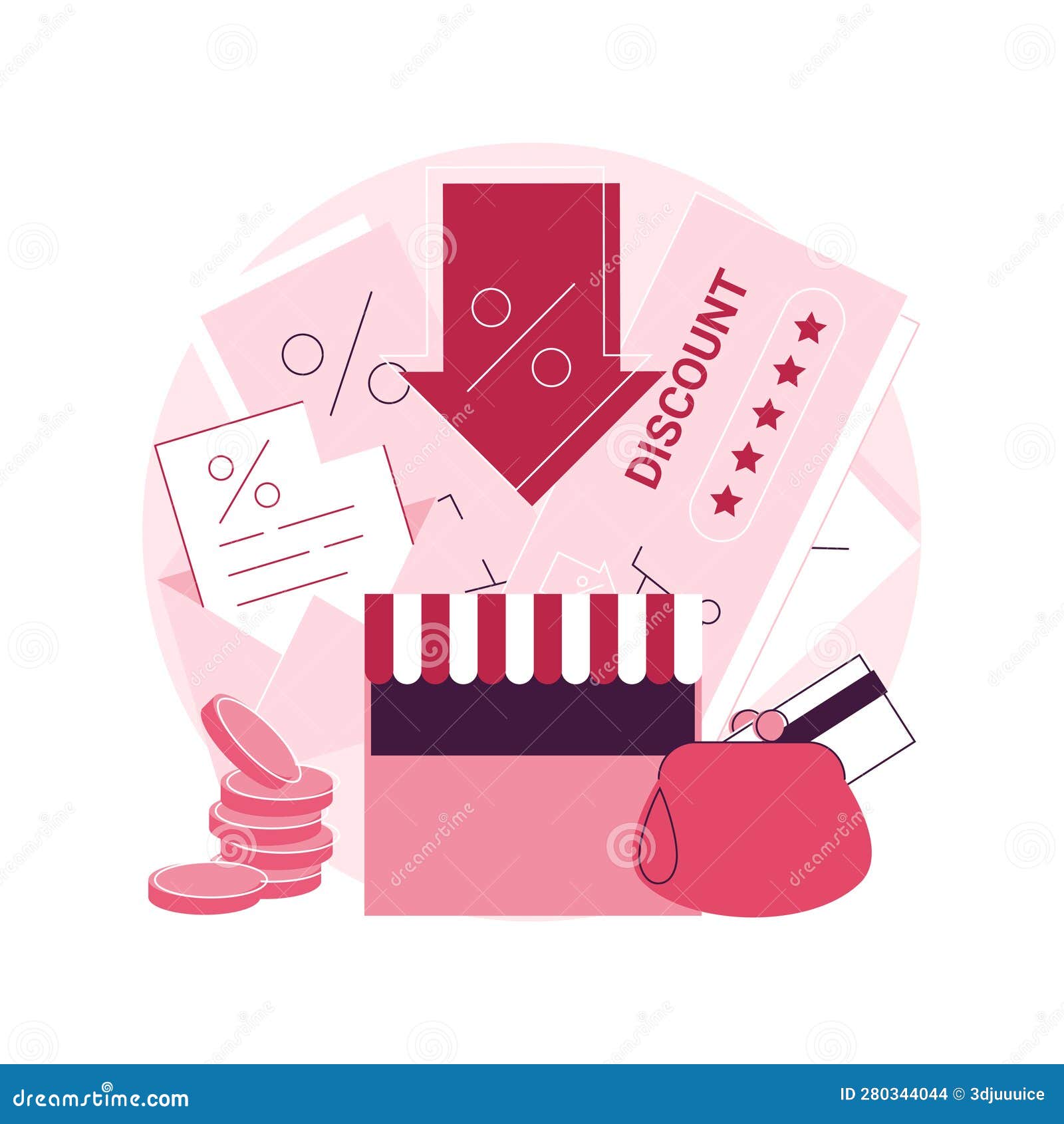 Rebate Program Abstract Concept Vector Illustration. Stock Vector ...