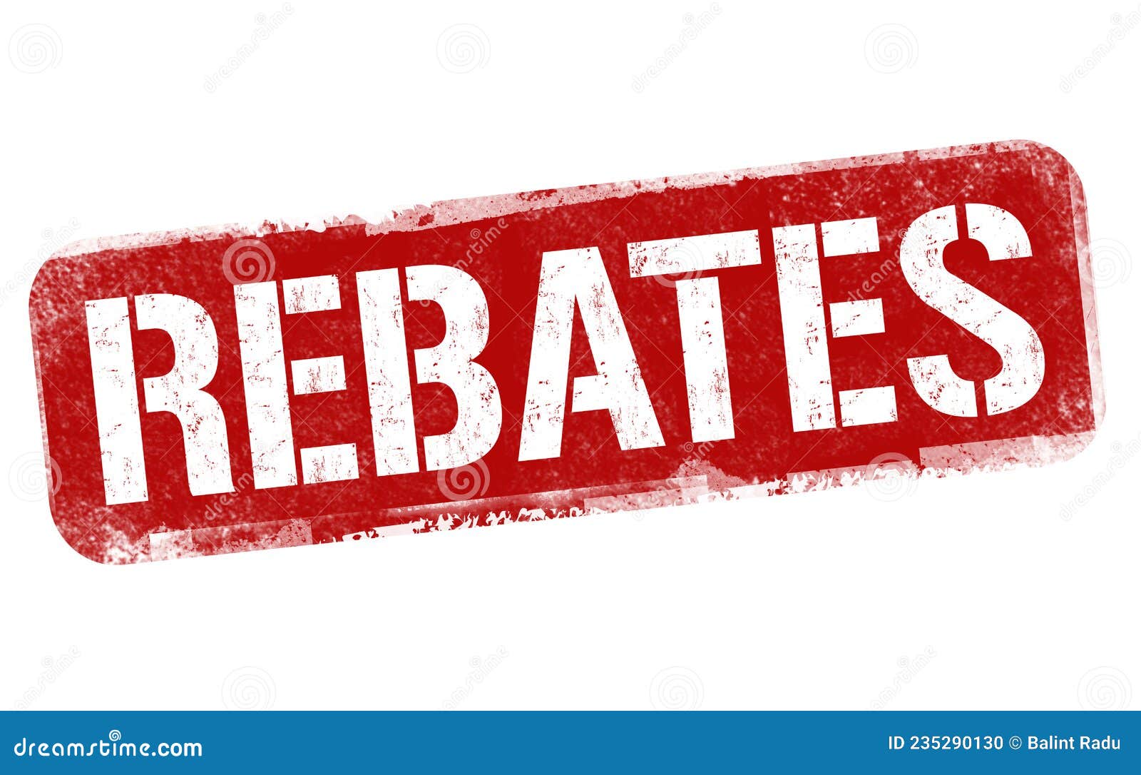 Rebates Grunge Rubber Stamp Stock Vector - Illustration of label ...