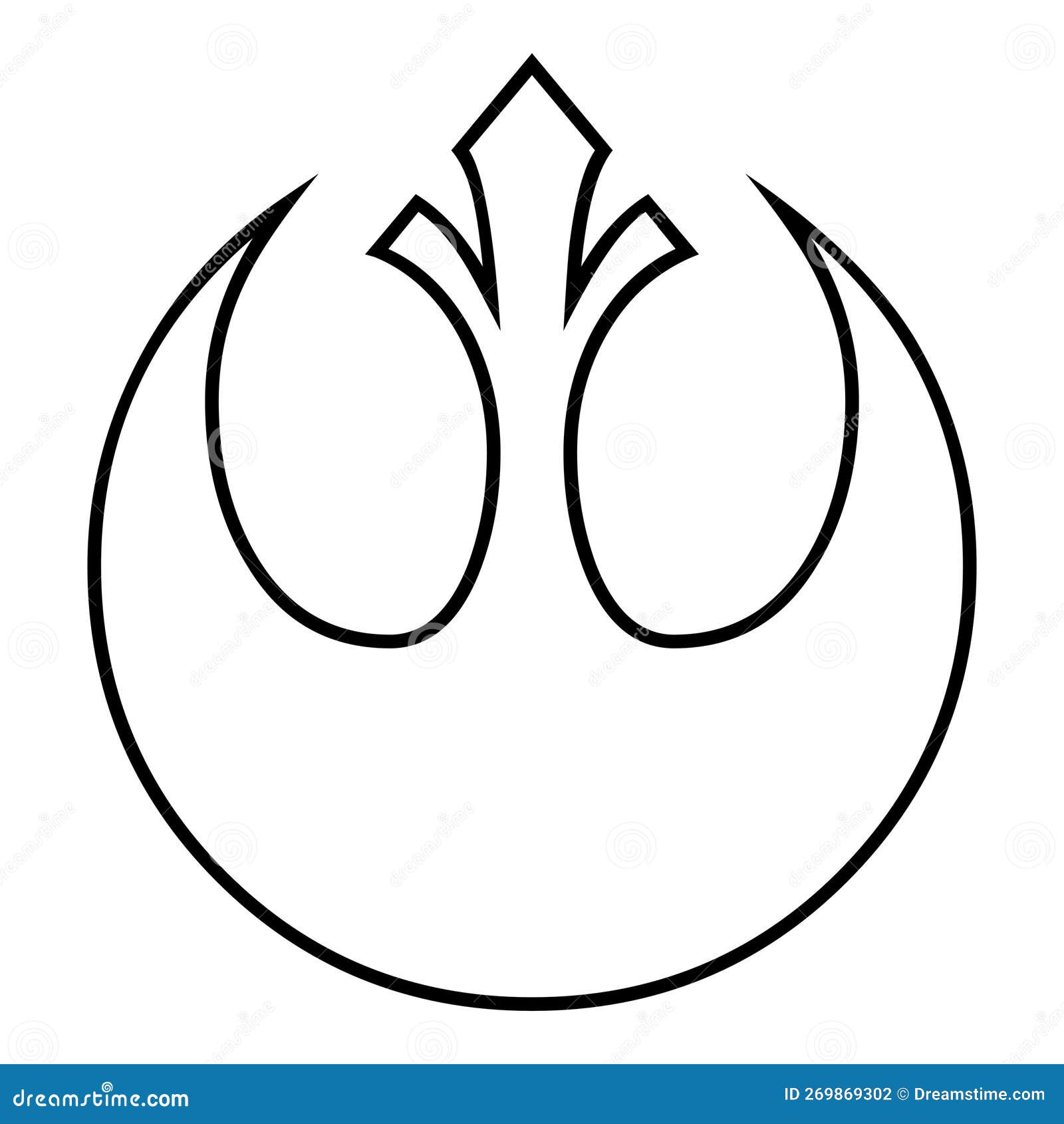 Rebel Alliance Symbol Icon Royalty-Free Cartoon | CartoonDealer.com ...