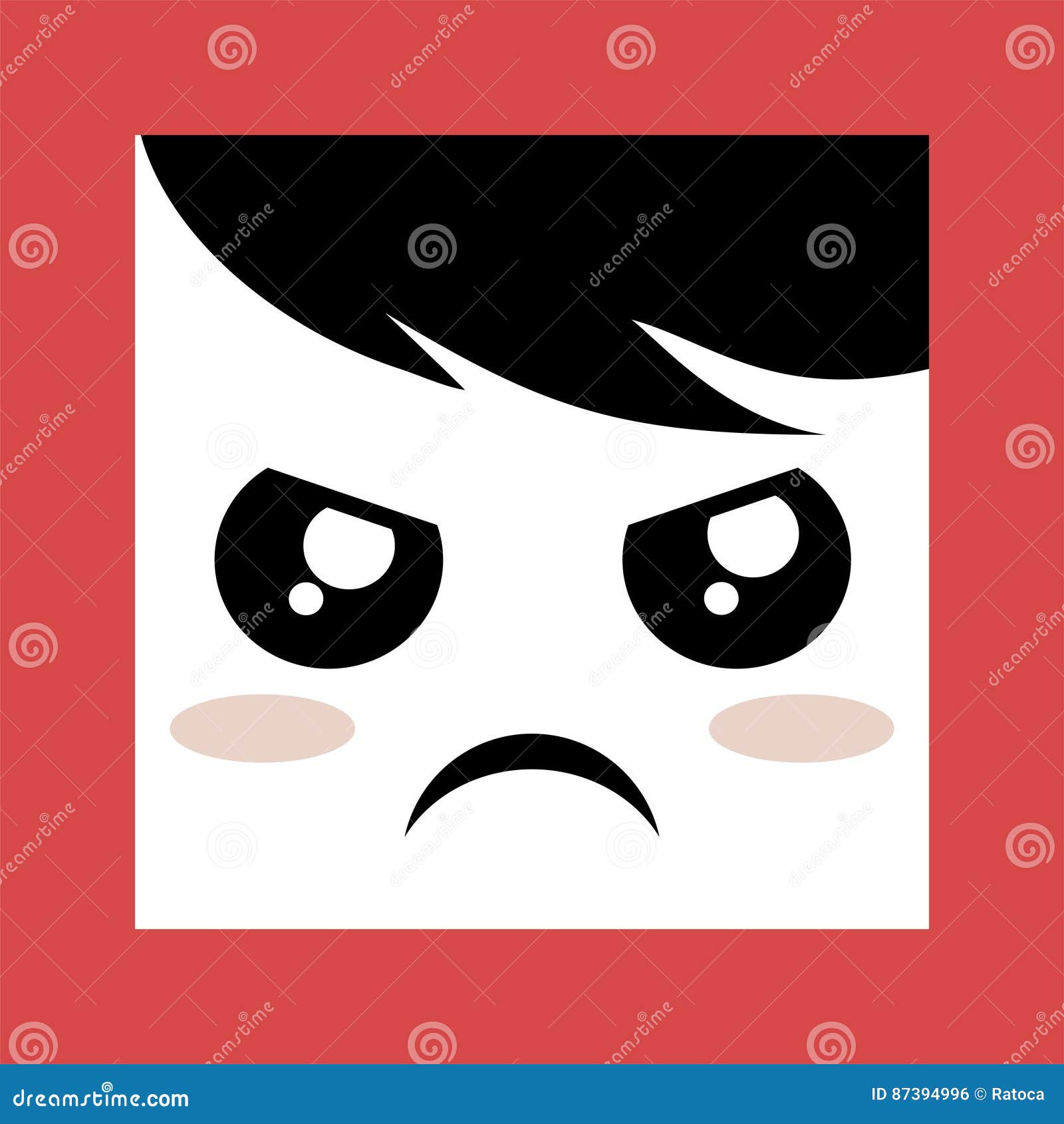 Rebel Emoticon Cartoon Vector | CartoonDealer.com #24550471
