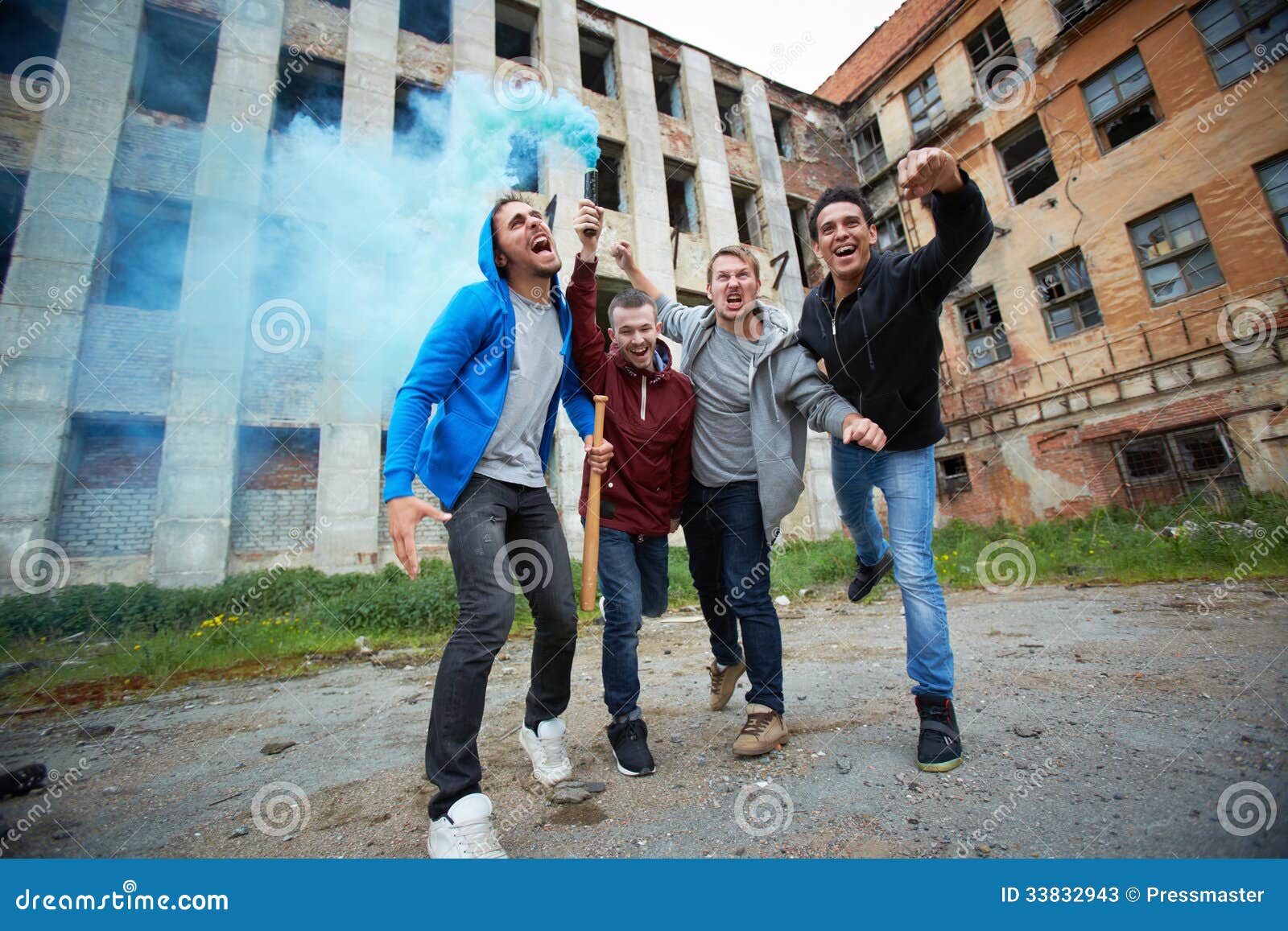 Rebel in ghetto stock image. Image of outdoor, friend - 33832943