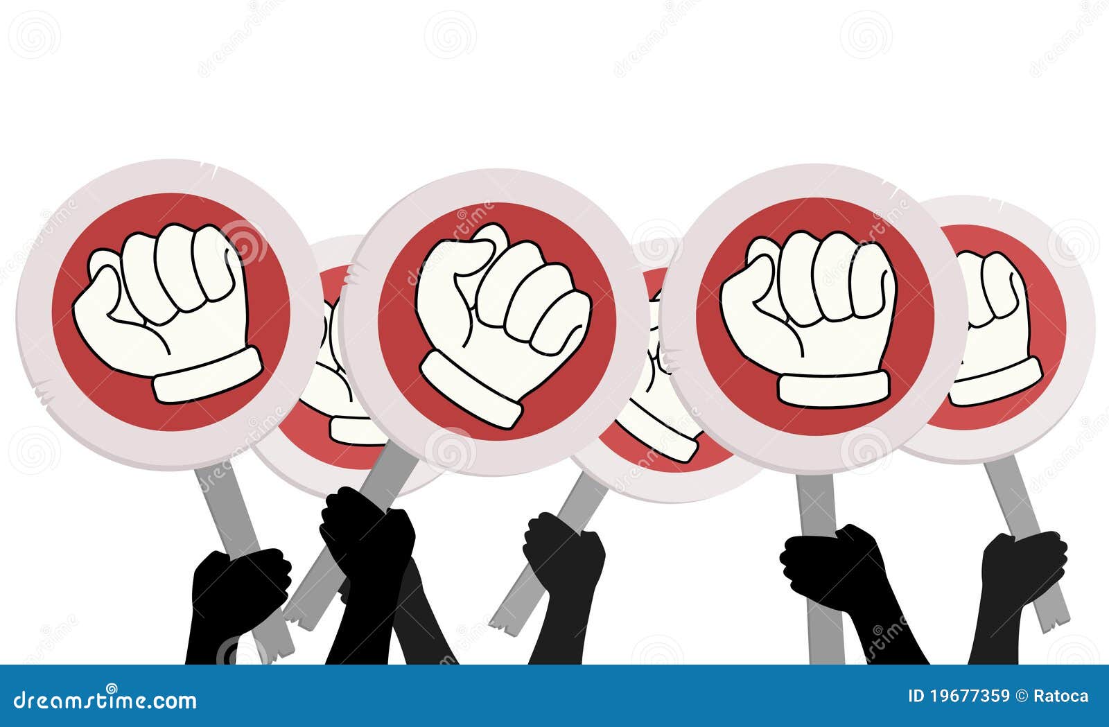 Rebel group stock vector. Illustration of change, anger - 19677359
