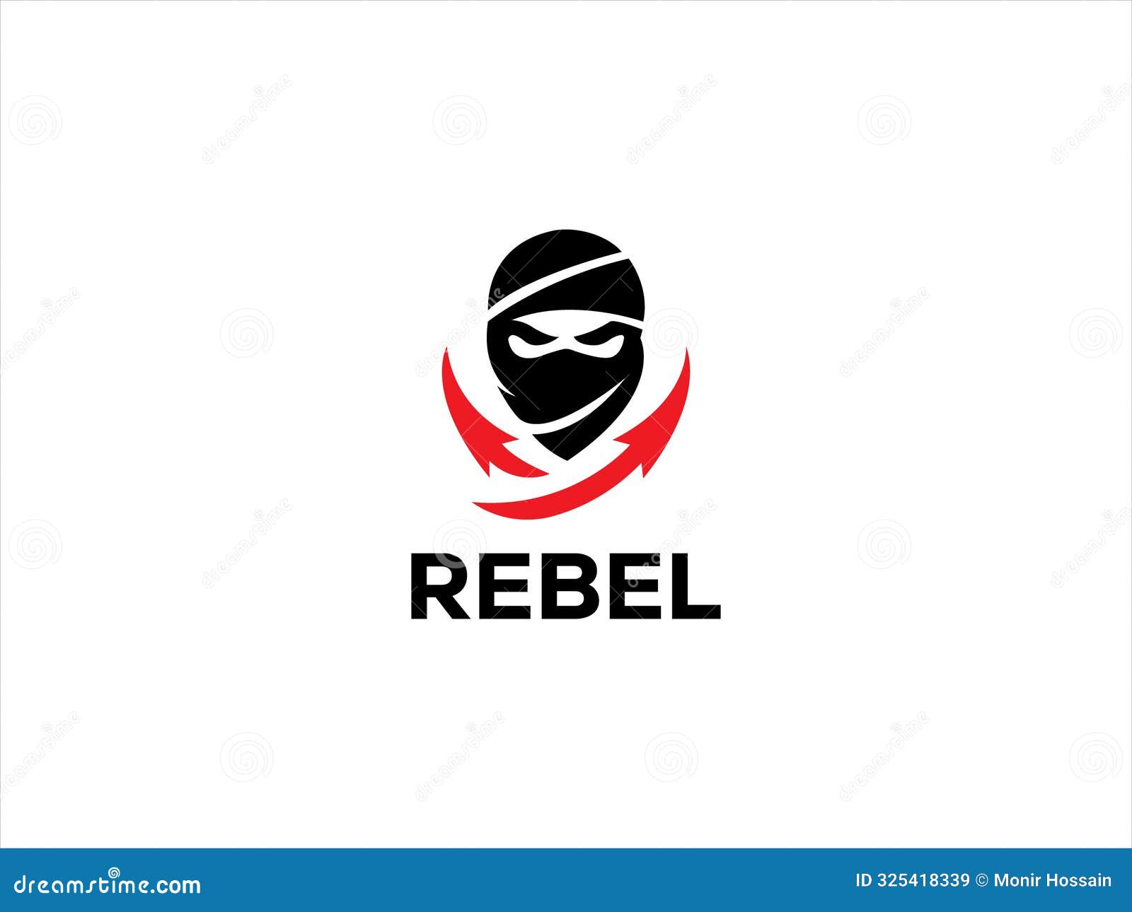 Rebel Logo Design,creative Rebel Logo Stock Illustration - Illustration ...