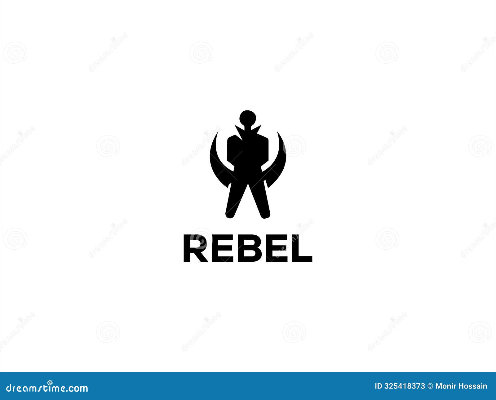 Rebel Logo Design,creative Rebel Logo Stock Vector - Illustration of ...