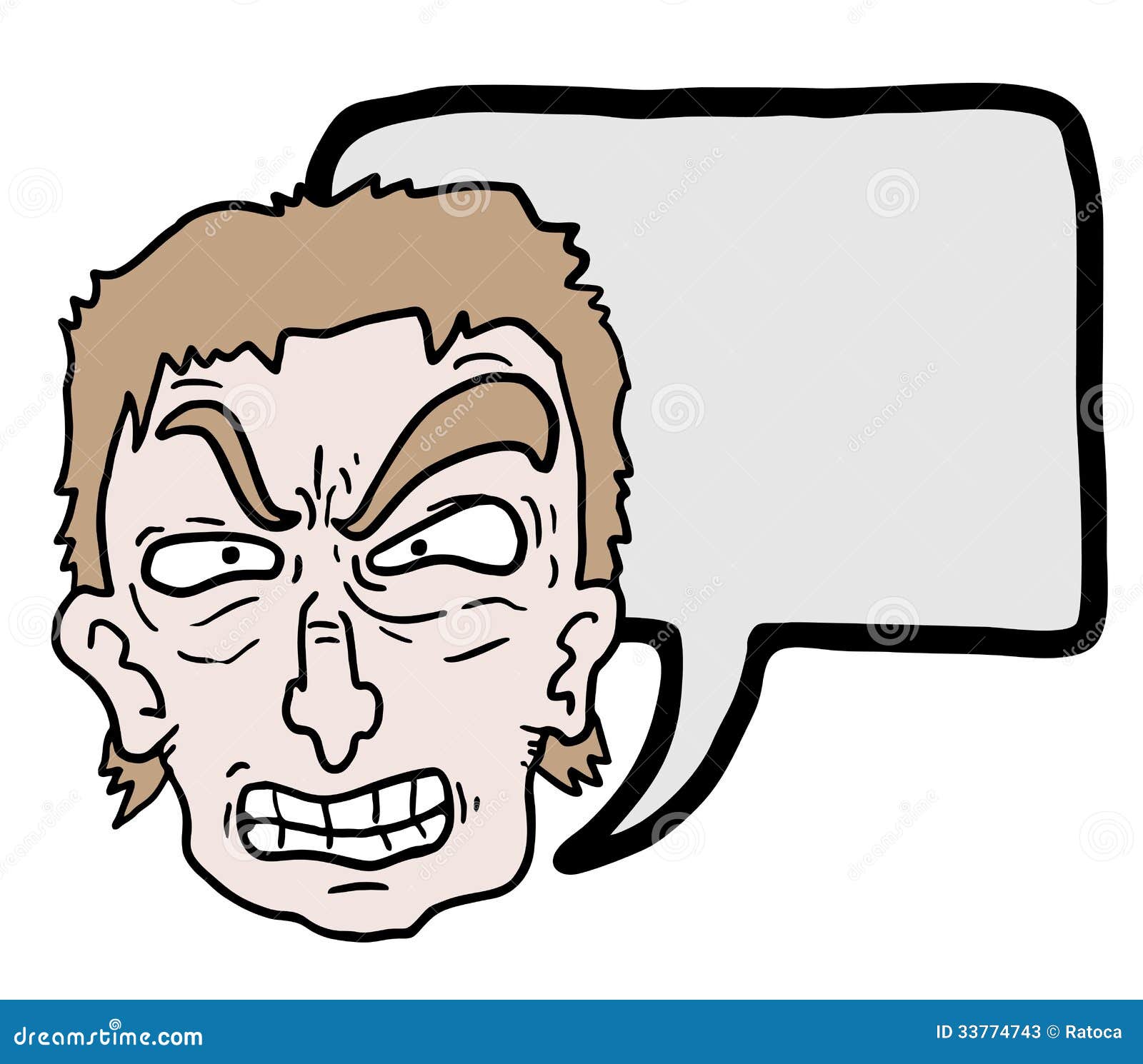 Rebel man stock vector. Illustration of head, puppet - 33774743