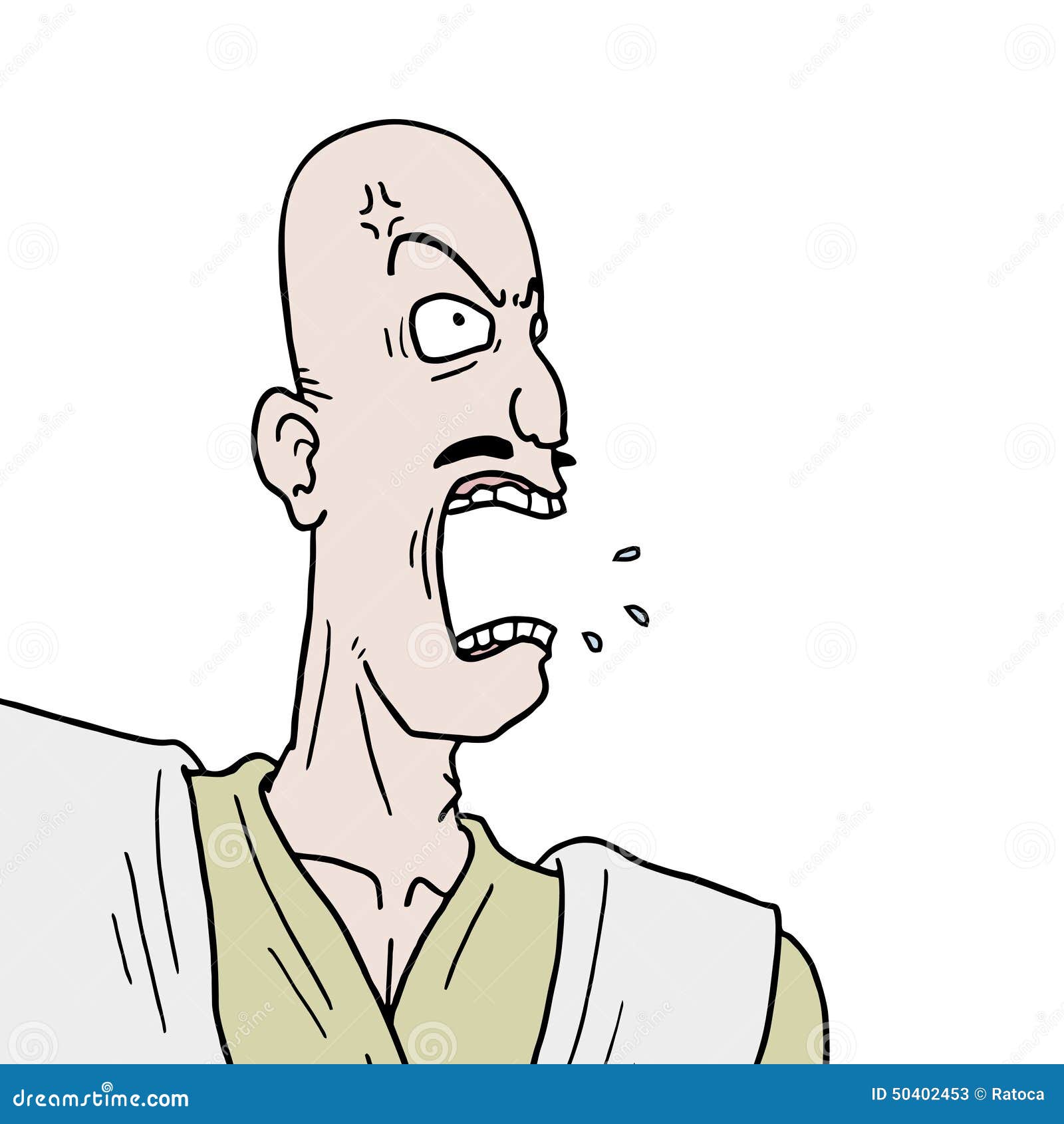 Rebel man stock vector. Illustration of emotion, creative - 50402453