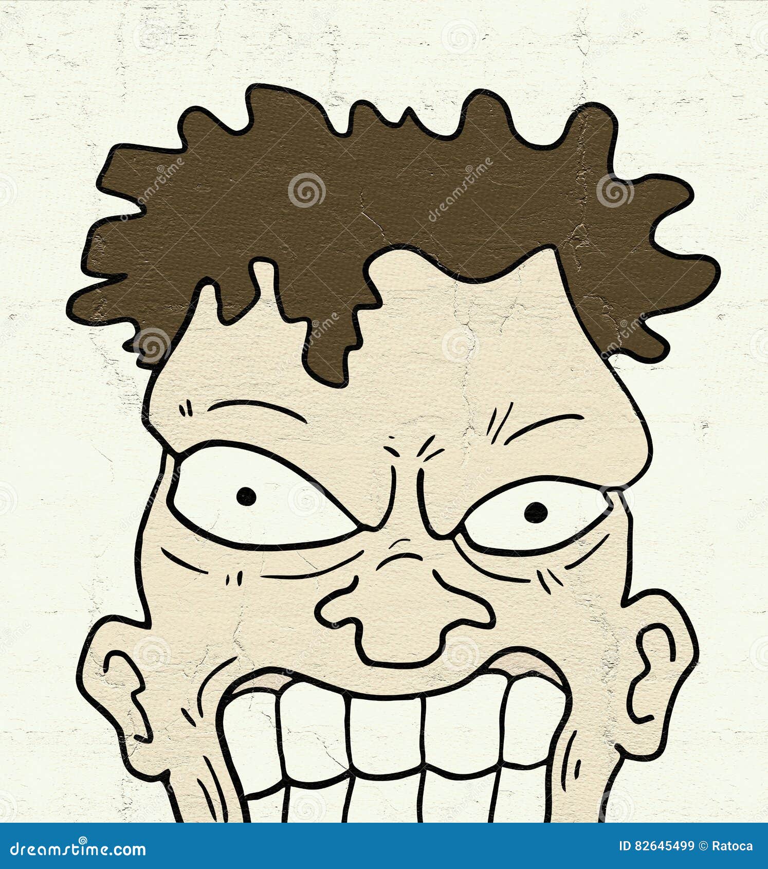 Rebel man stock illustration. Illustration of cartoon - 82645499