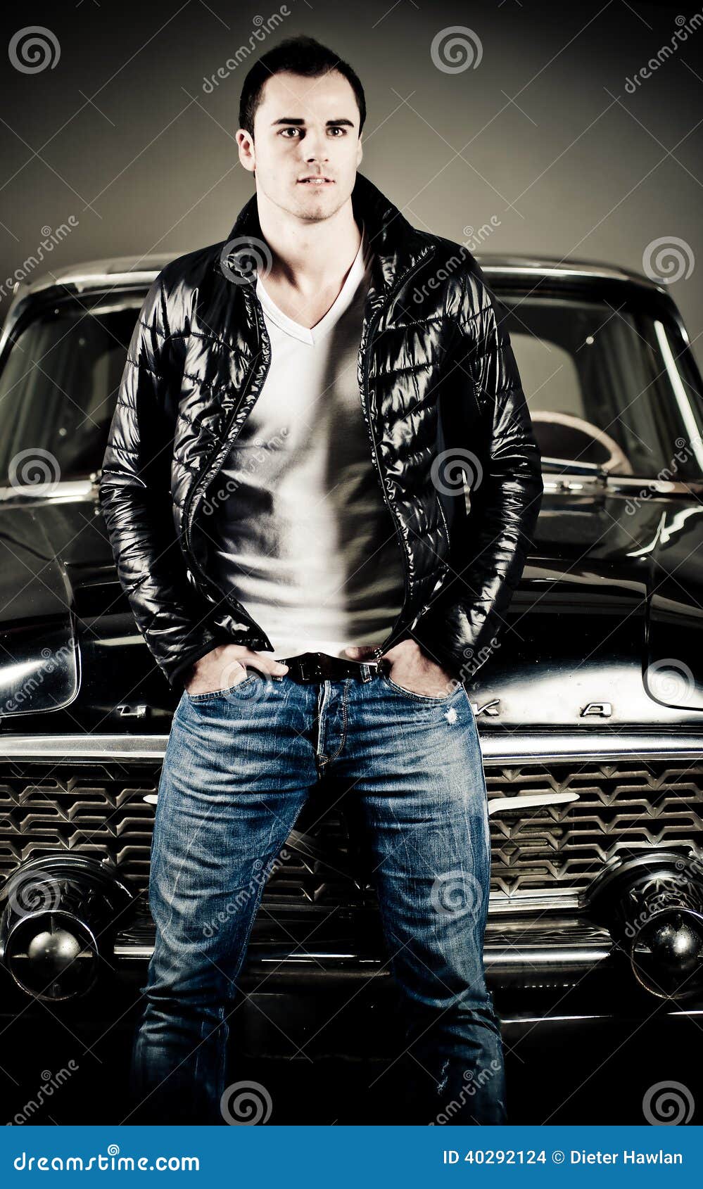 Rebel type guy stock photo. Image of portrait, vertical - 40292124