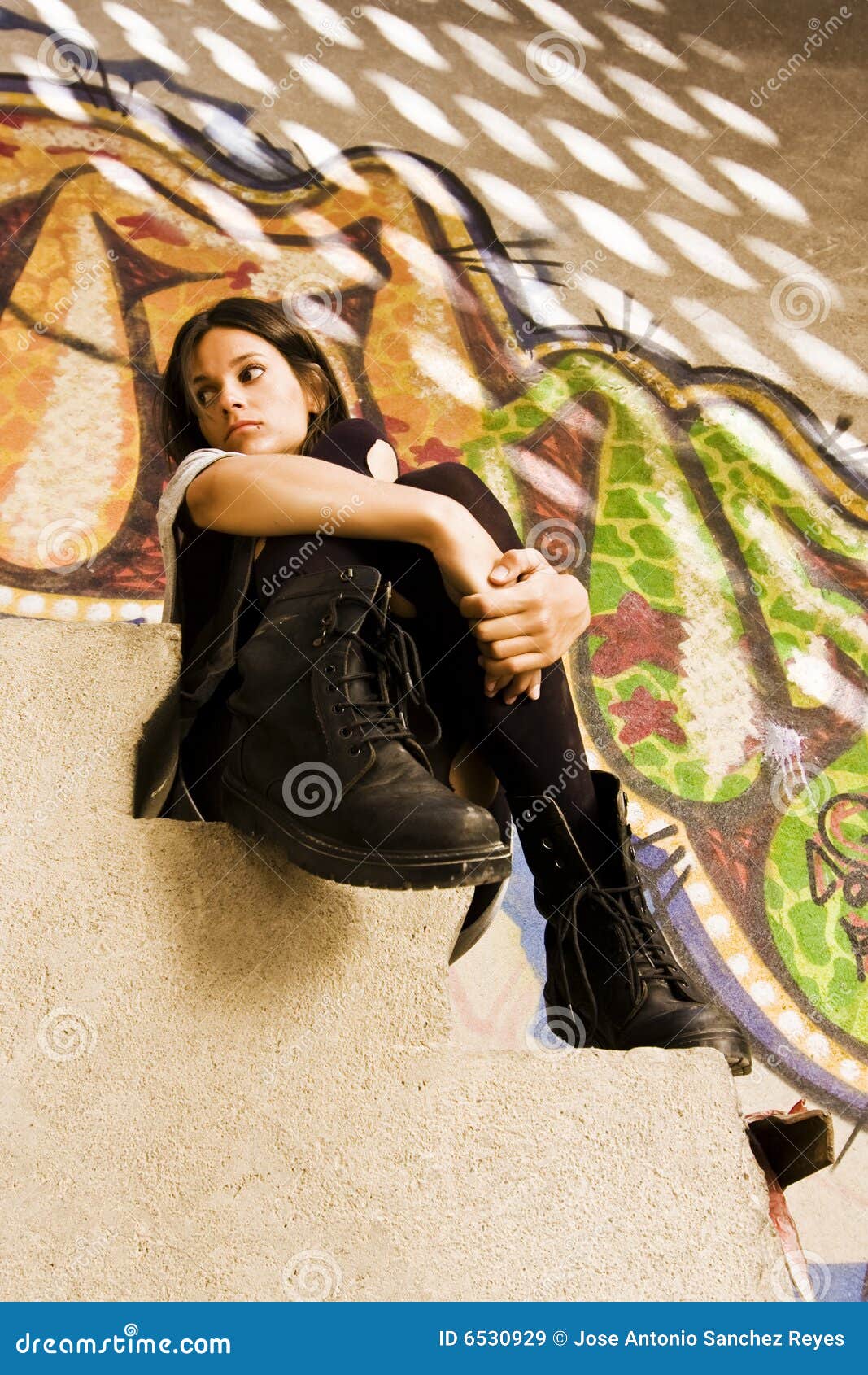 Rebel Young Woman Royalty-Free Stock Photography | CartoonDealer.com ...