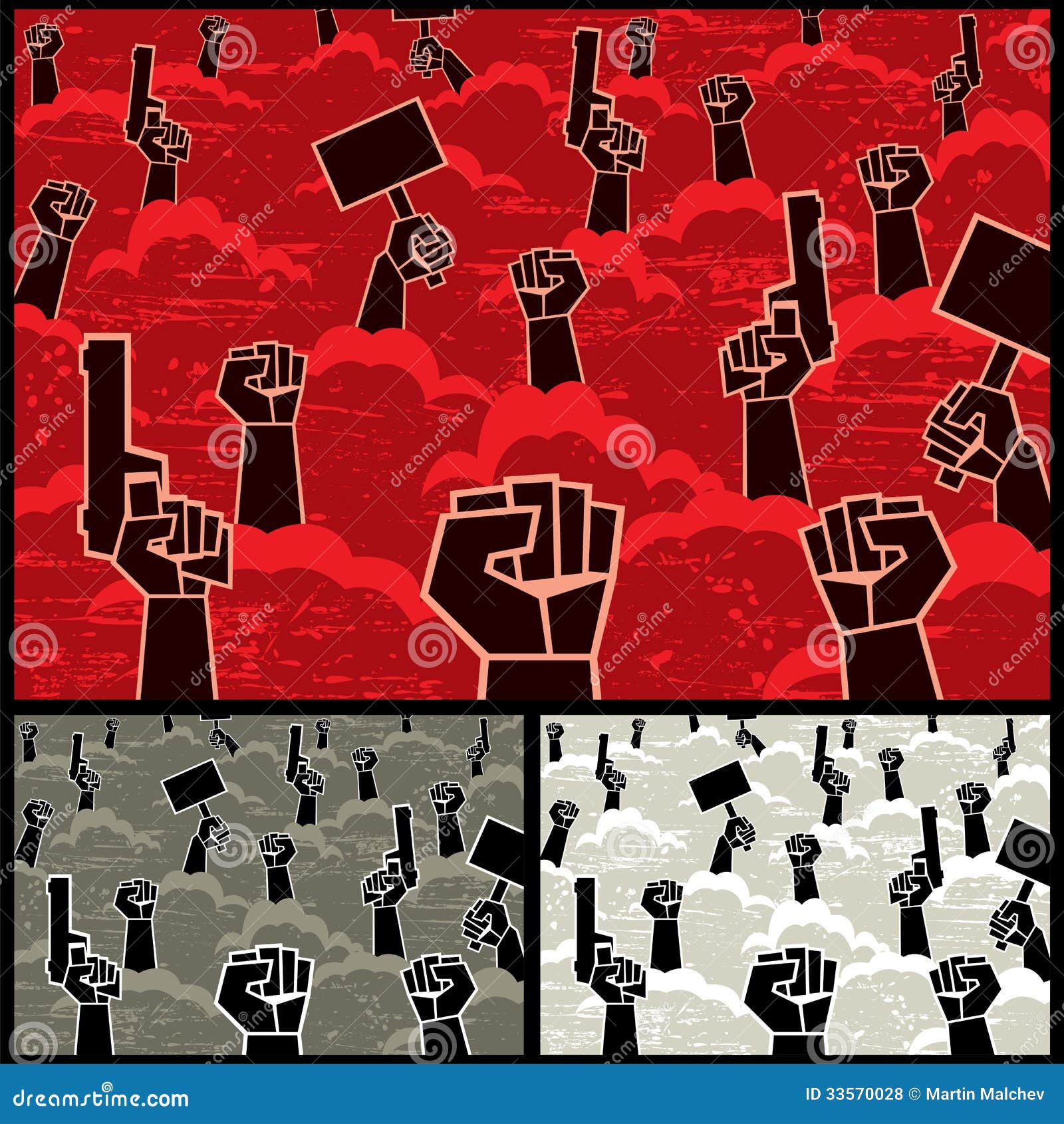 Rebelión ilustración del vector. Ilustración de huelga - 33570028