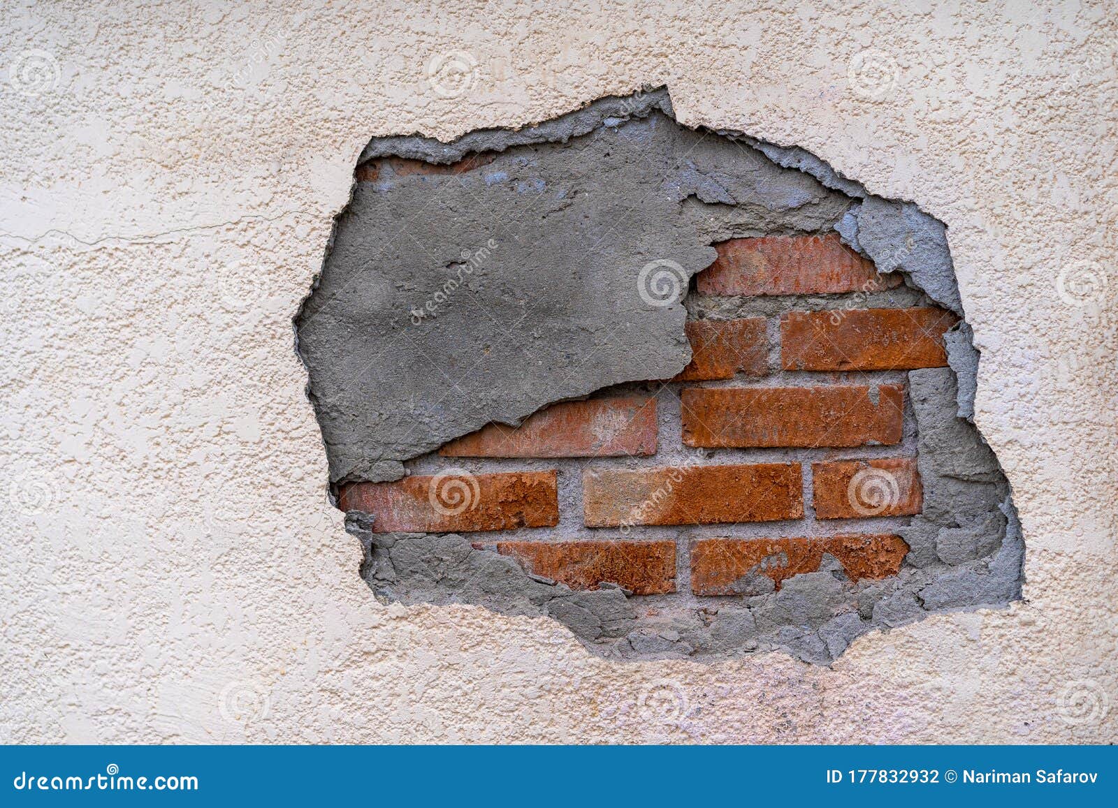 Rebentar Na Parede Como Fundo E Textura Foto de Stock - Imagem de arte ...