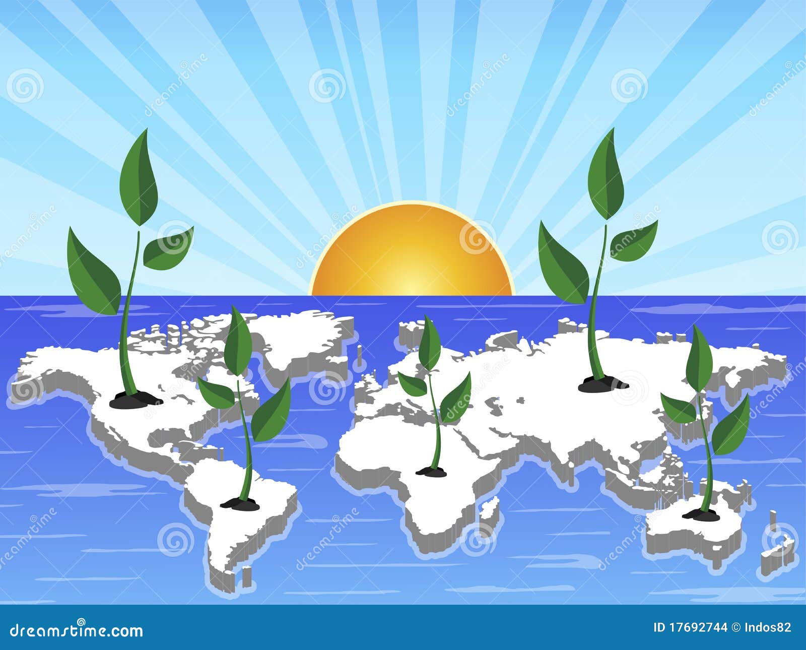 Rebirth stock vector. Illustration of grey, leaf, brilliancy - 17692744