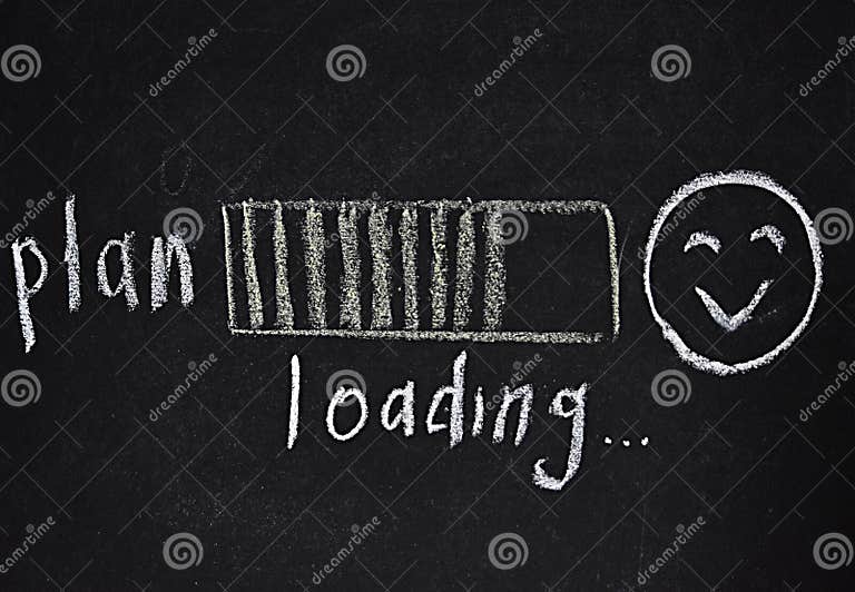 Reboot. drawing with chalk stock photo. Image of download - 238329168