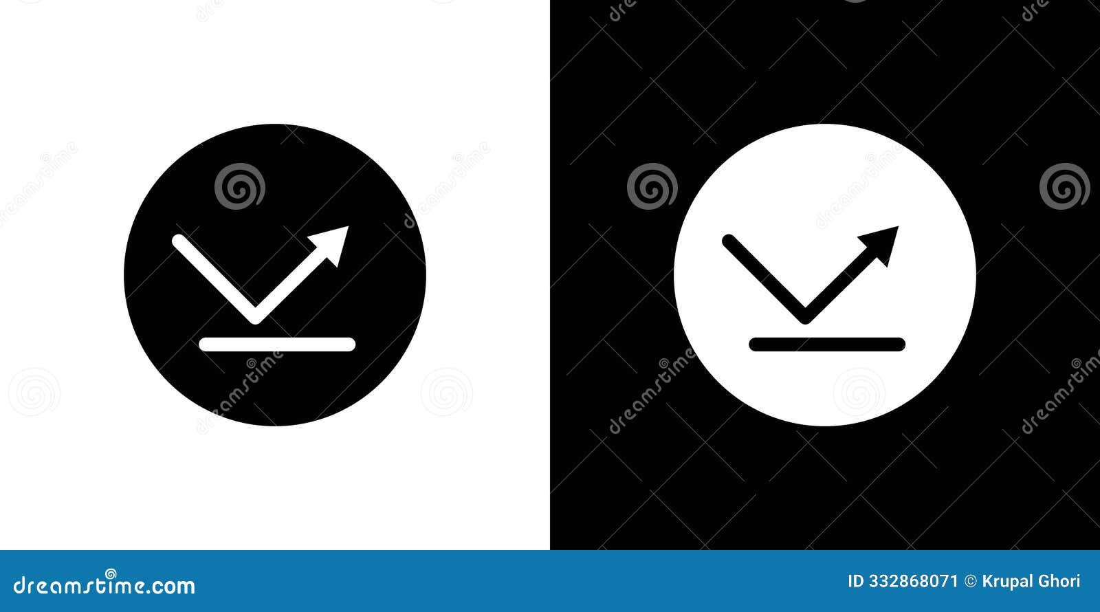 Rebound Icon Logo Set Vector Stock Vector - Illustration of modern ...