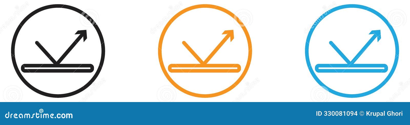 Rebound Logo Sign Set Vector Outline | CartoonDealer.com #329968964