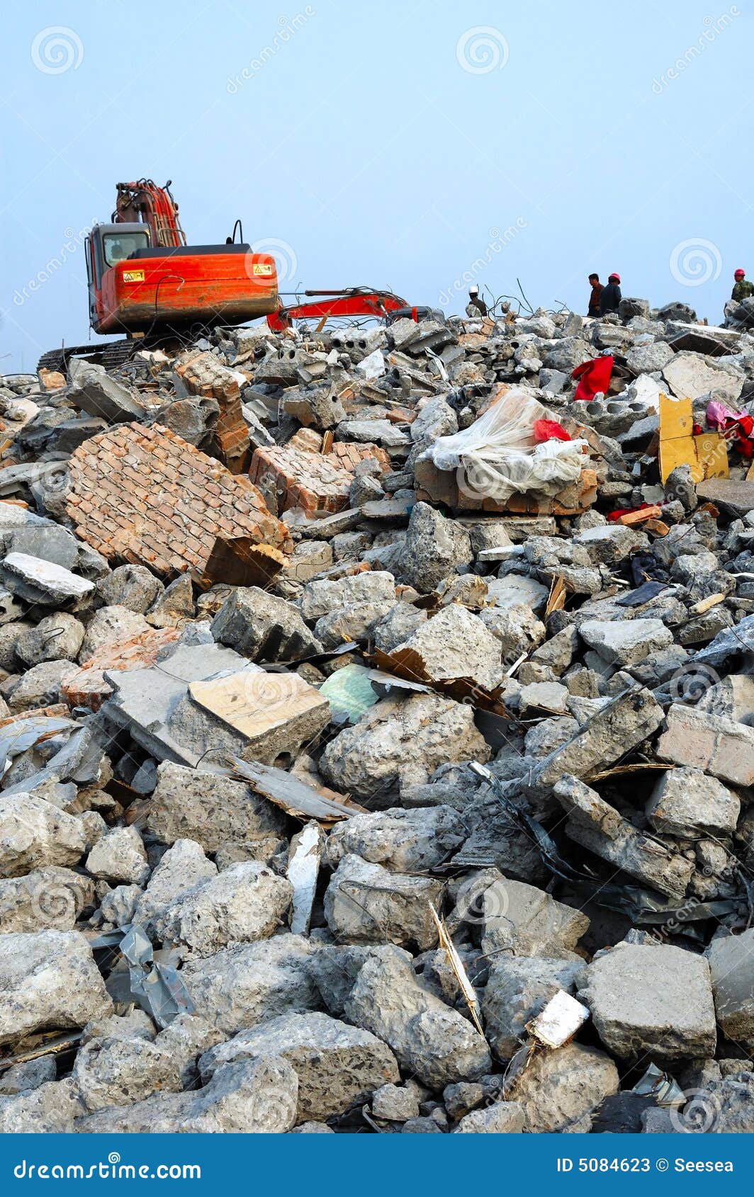 Rebuild stock image. Image of bulldozer, machine, industrial - 5084623