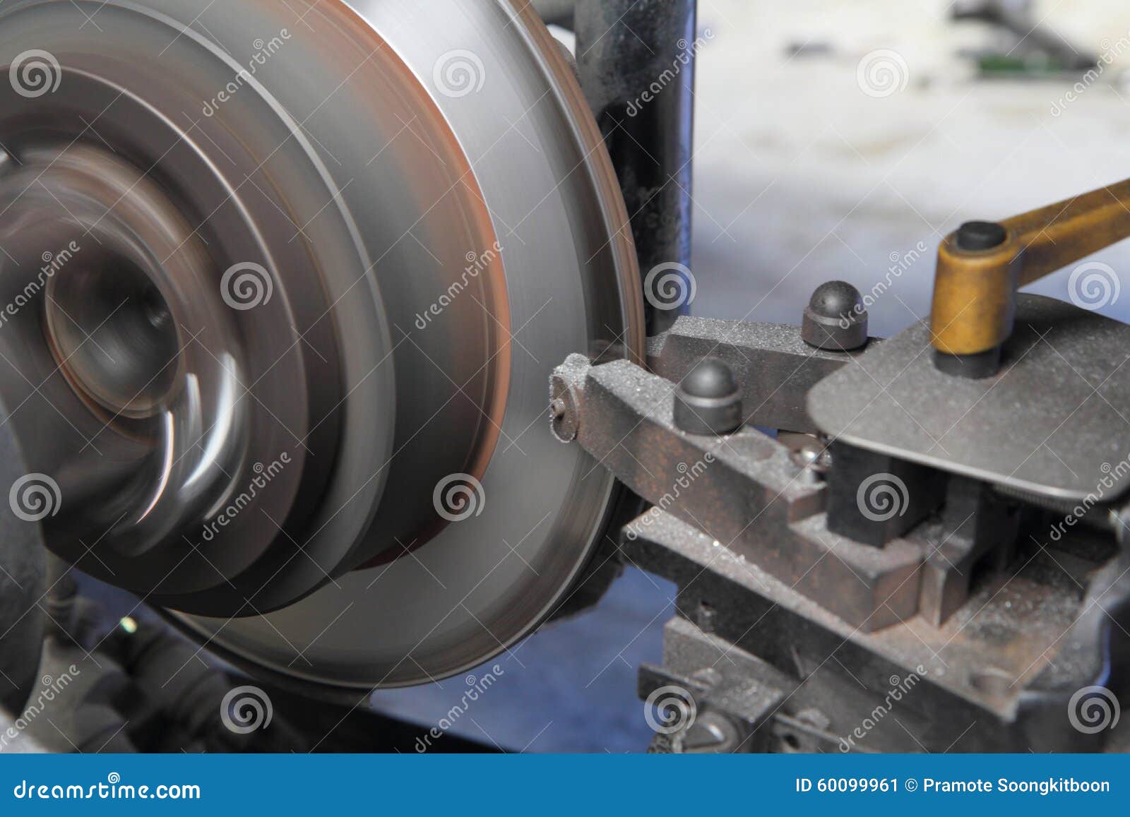 Rebuild Surface of Disc Brake Stock Image - Image of precision, repair ...