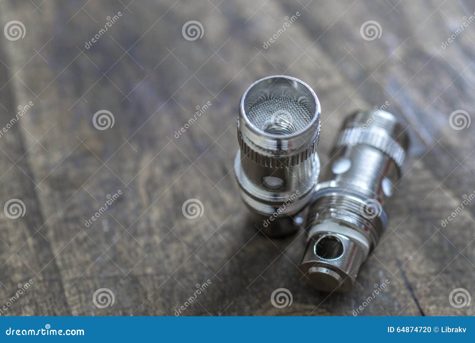 Rebuildable Dripping Vaping Atomizer Stock Photo - Image of plated ...