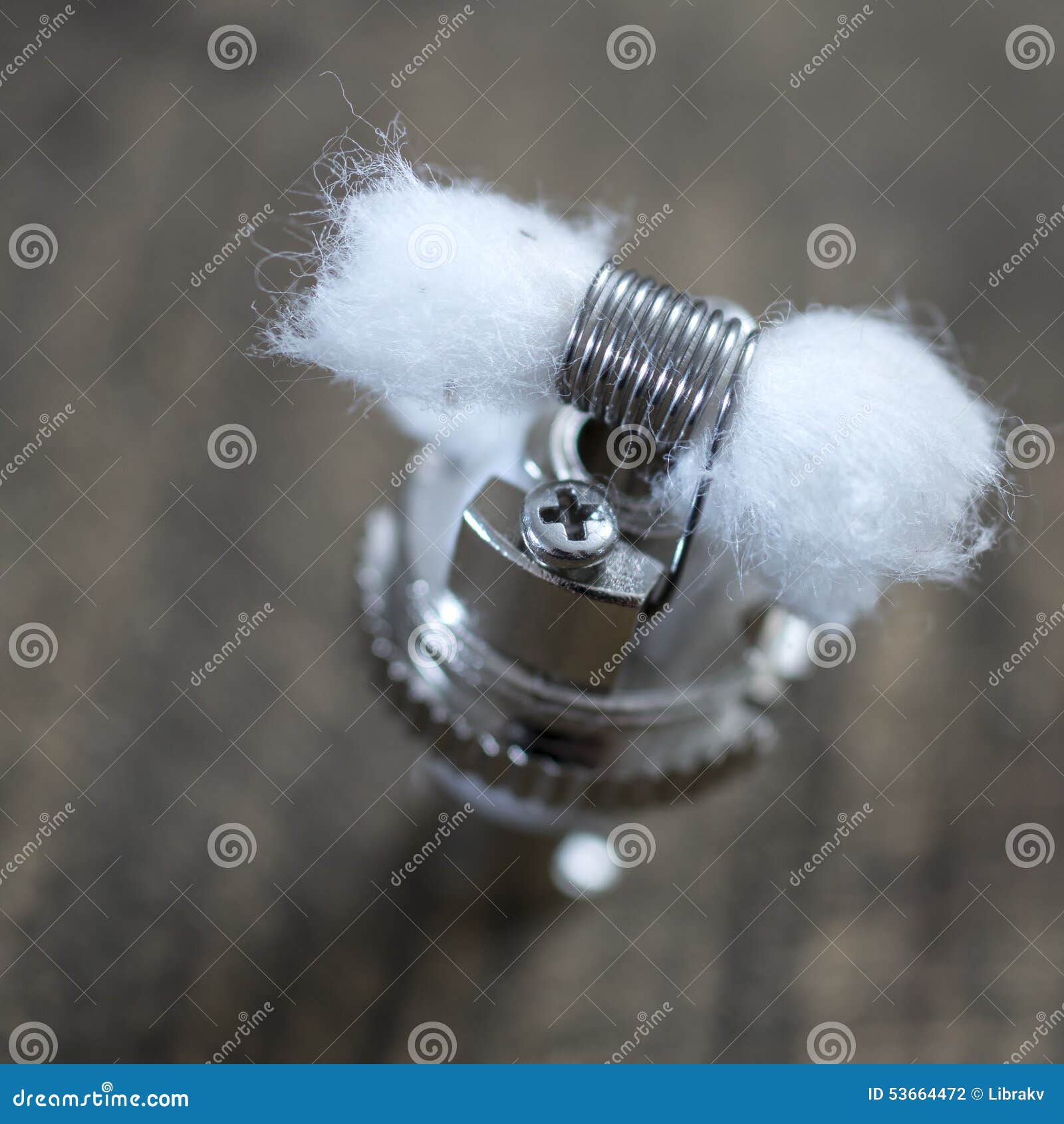Rebuildable Dripping Vaping Atomizer, RDA Stock Photo - Image of coils ...
