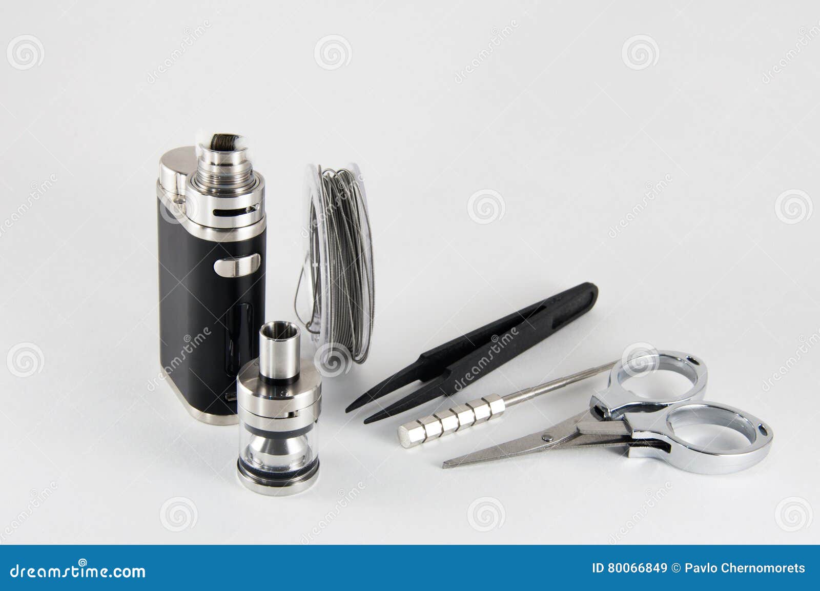 Rebuildable Dripping Vaping Atomizer Tools, Close Up Stock Image ...