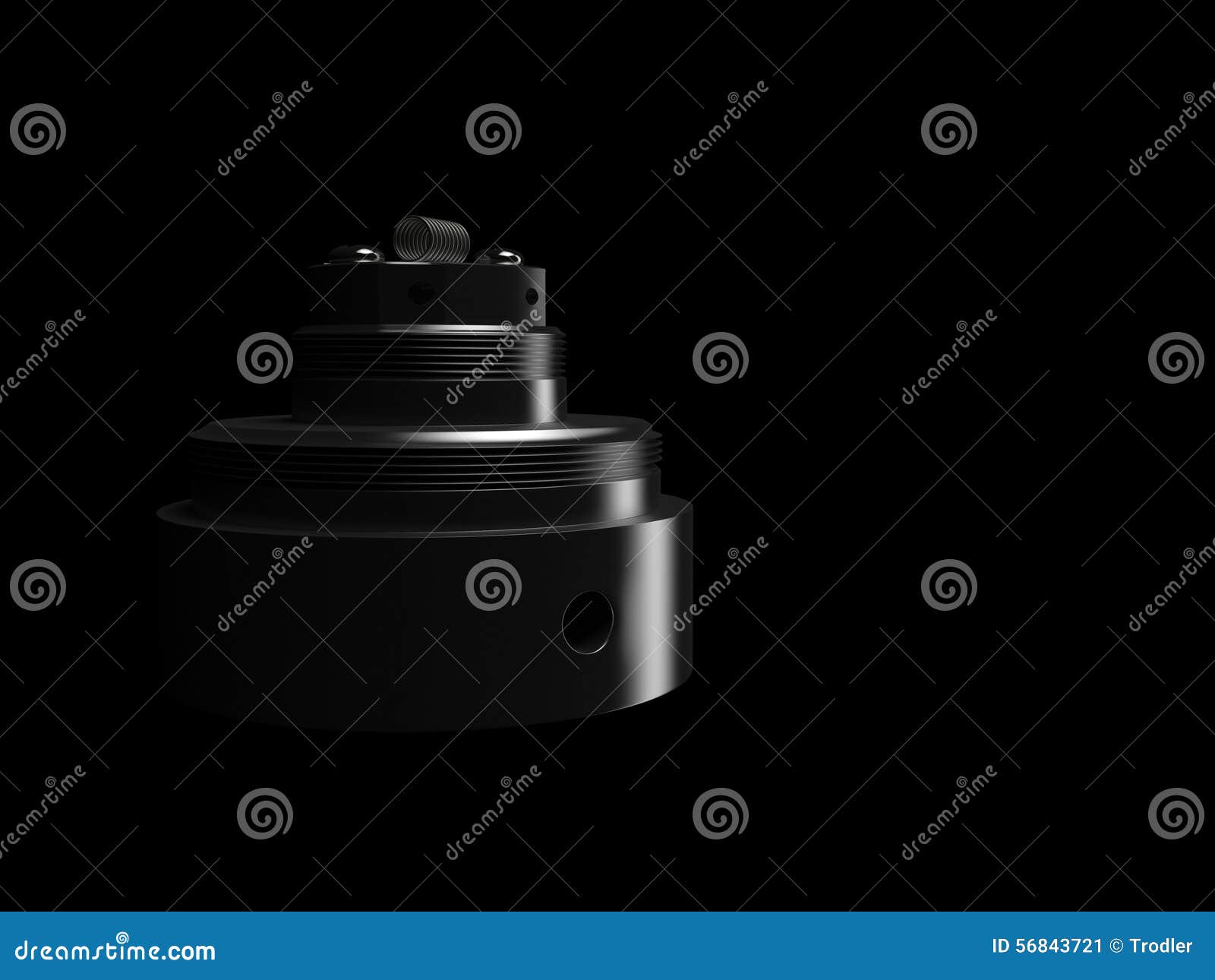 Rebuildable Vaping Atomizer Stock Image - Image of post, steel: 56843721