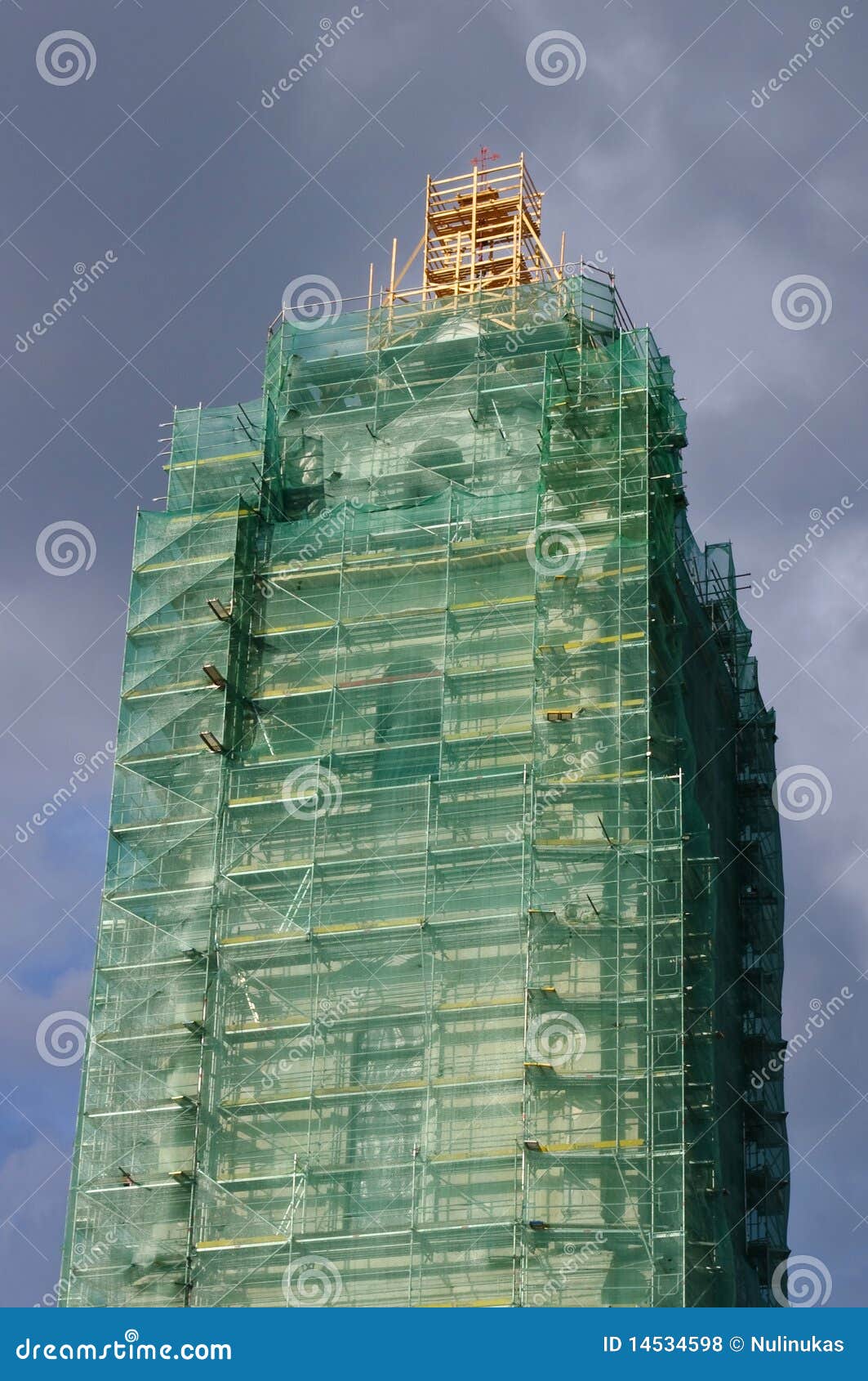 Rebuilding of Church stock photo. Image of rebuilt, work - 14534598