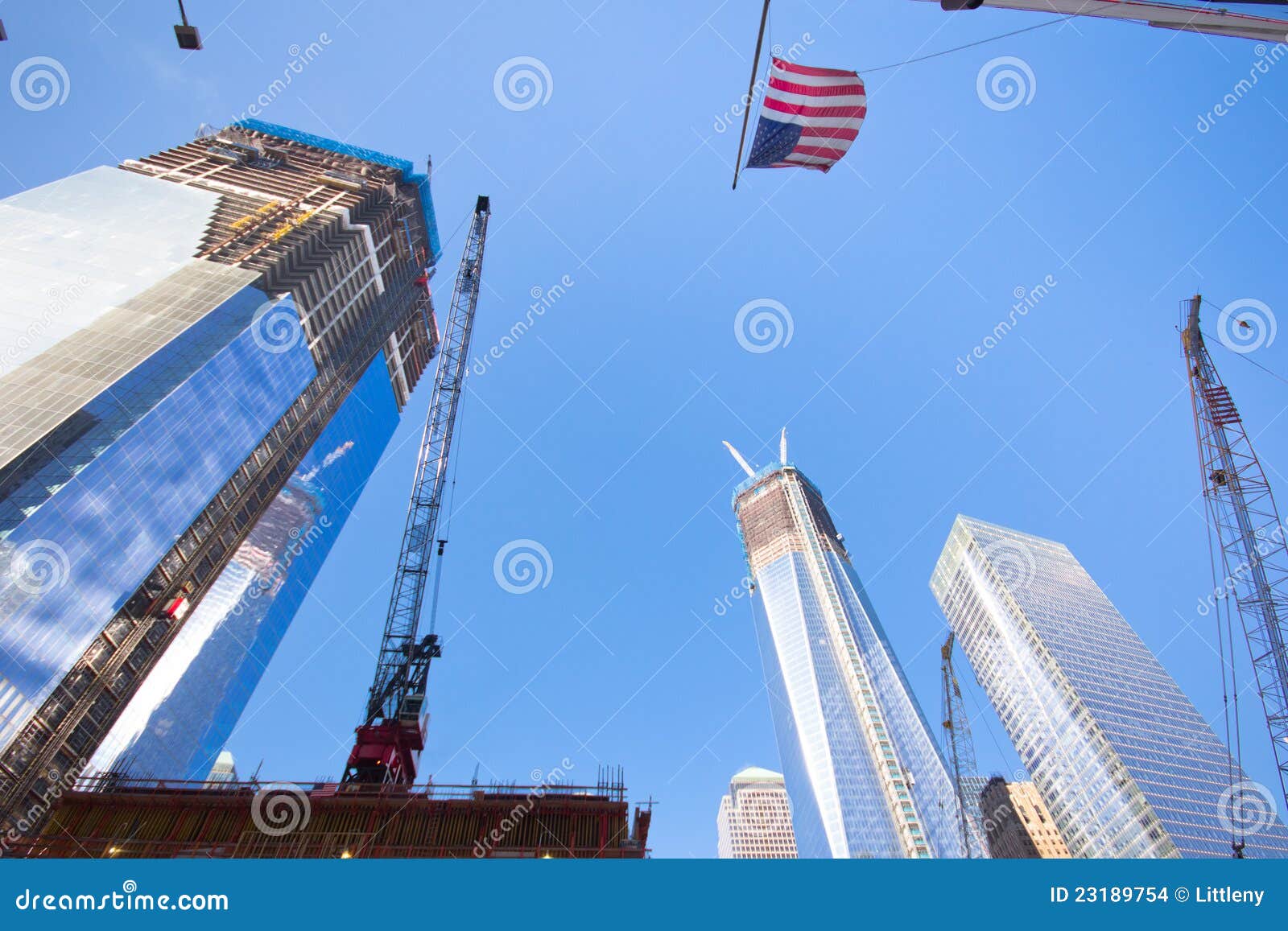 Rebuilding Ground Zero NYC editorial stock image. Image of rebuild ...
