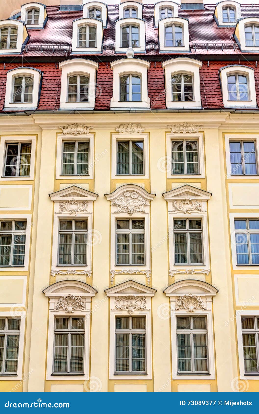 Rebuilt Buildings in Dresden Stock Image - Image of neumarkt ...