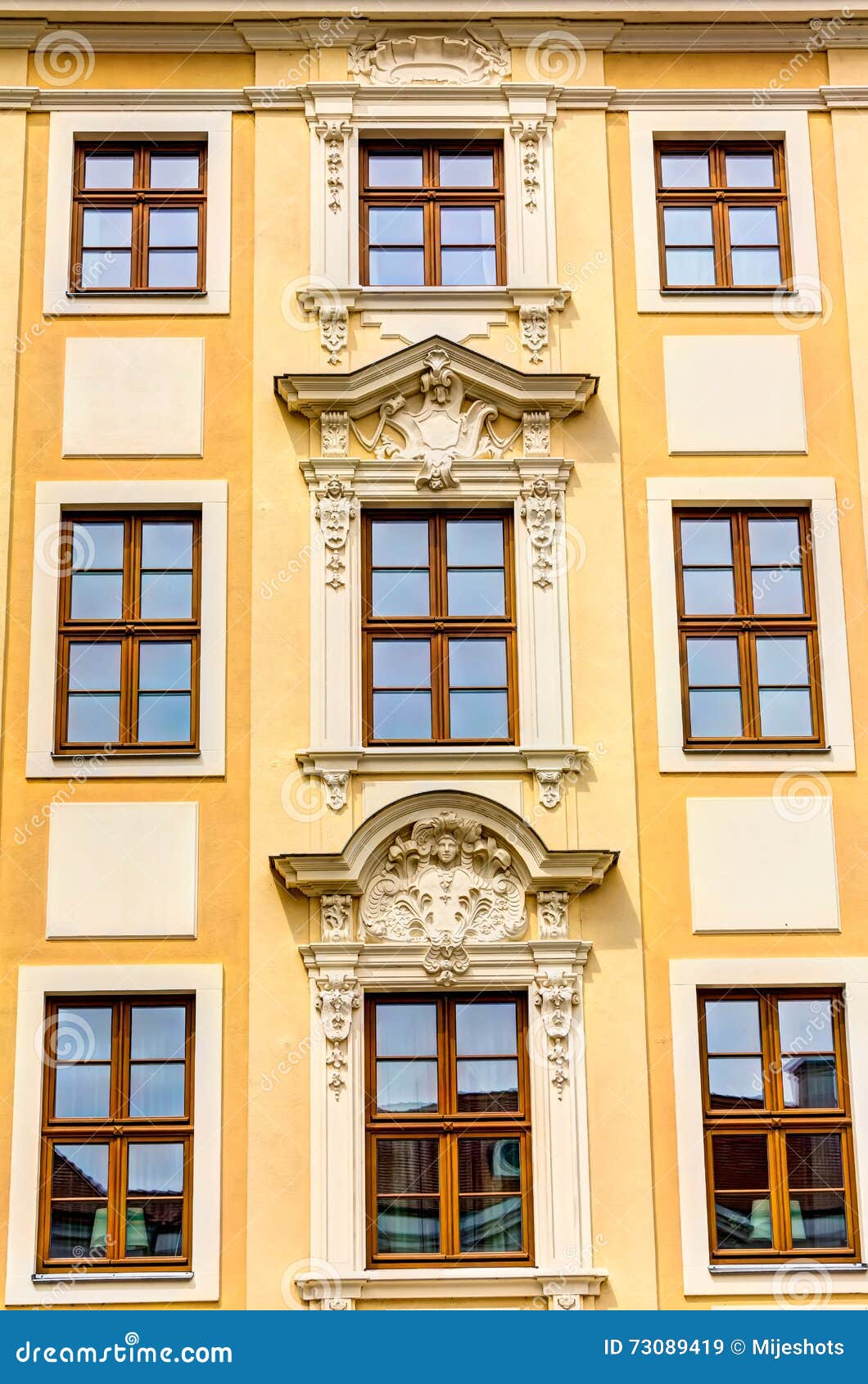 Rebuilt Buildings in Dresden Stock Image - Image of baroque, europe ...