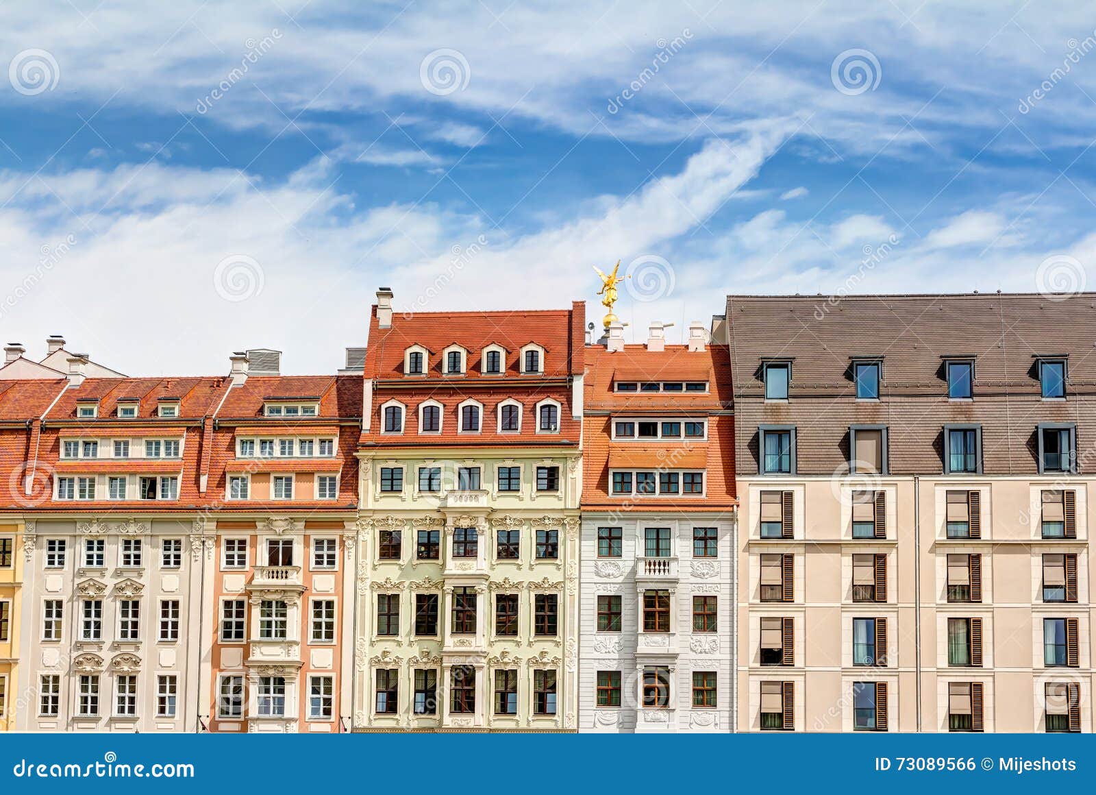 Rebuilt Buildings in Dresden Stock Photo - Image of city, culture: 73089566