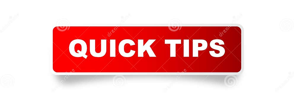 Quick Tips Sticker Vector Illustration Stock Illustration ...