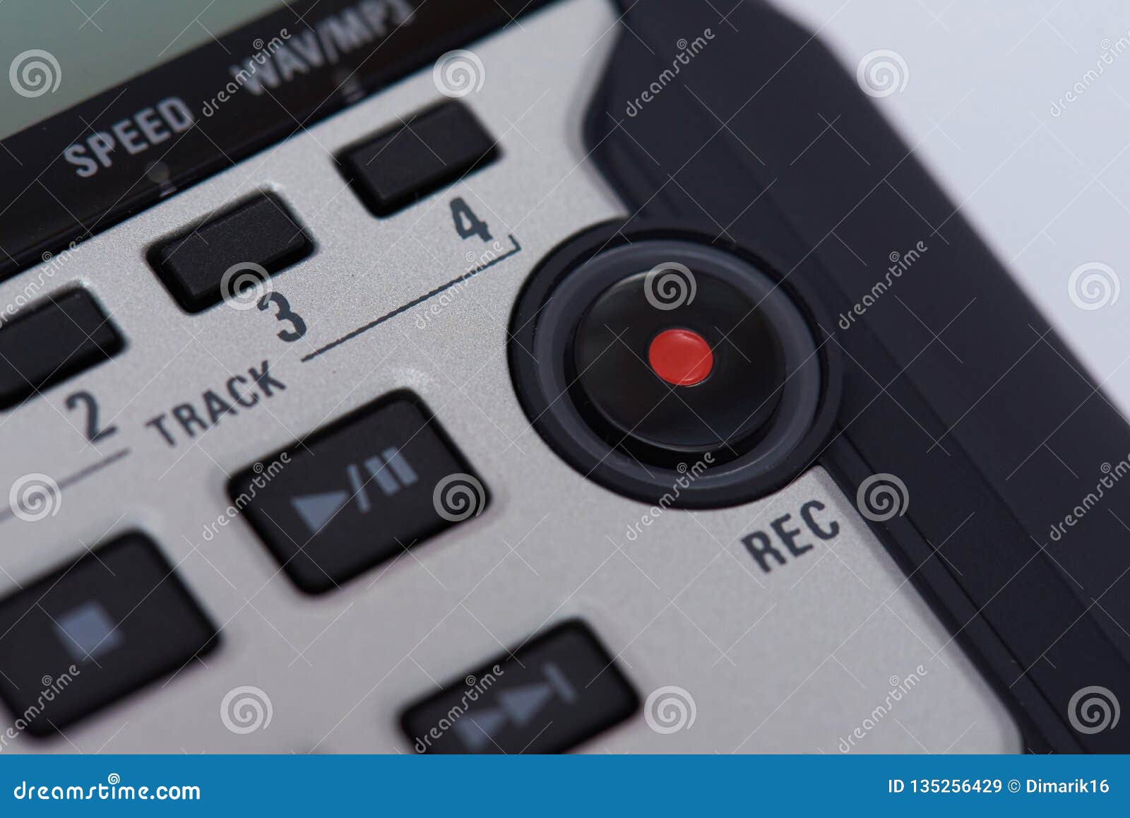 Rec button close up view stock image. Image of bright - 135256429