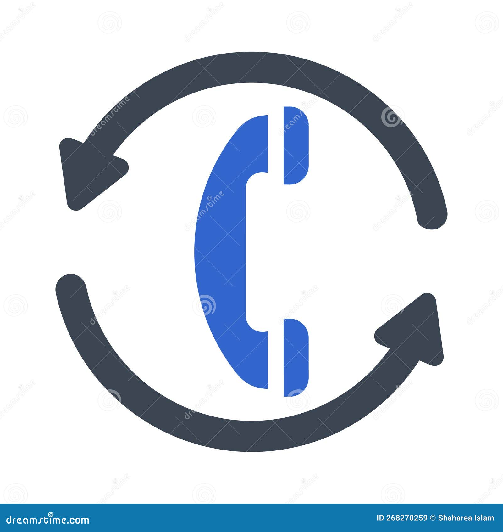 Recall icon stock vector. Illustration of reload, communication - 268270259