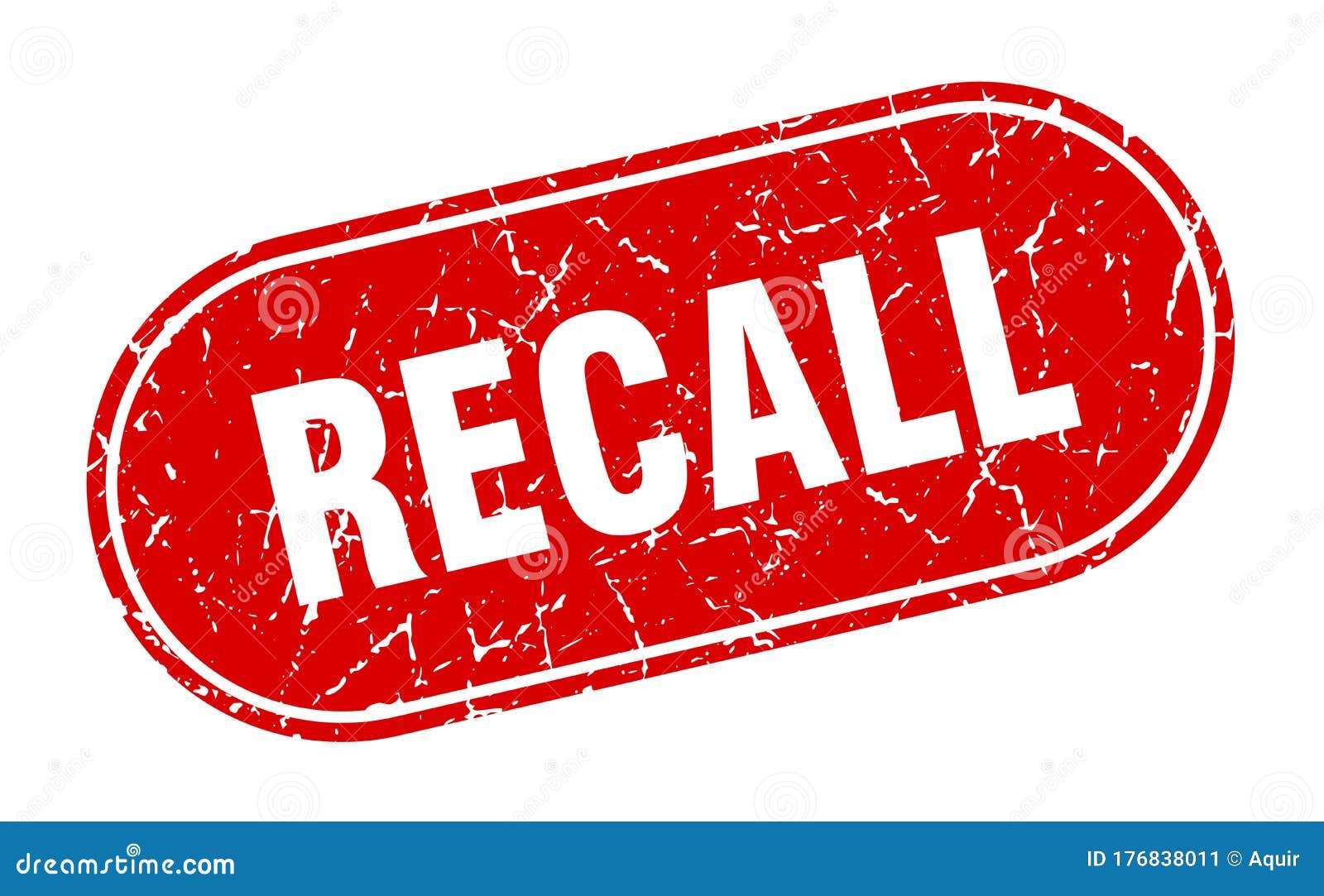 Recall Sign Or Stamp Vector Illustration | CartoonDealer.com #162473416