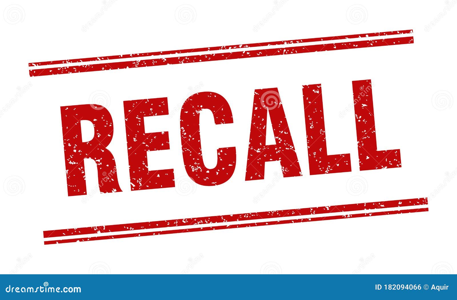 Recall Stamp. Recall Square Grunge Sign Stock Vector - Illustration of ...