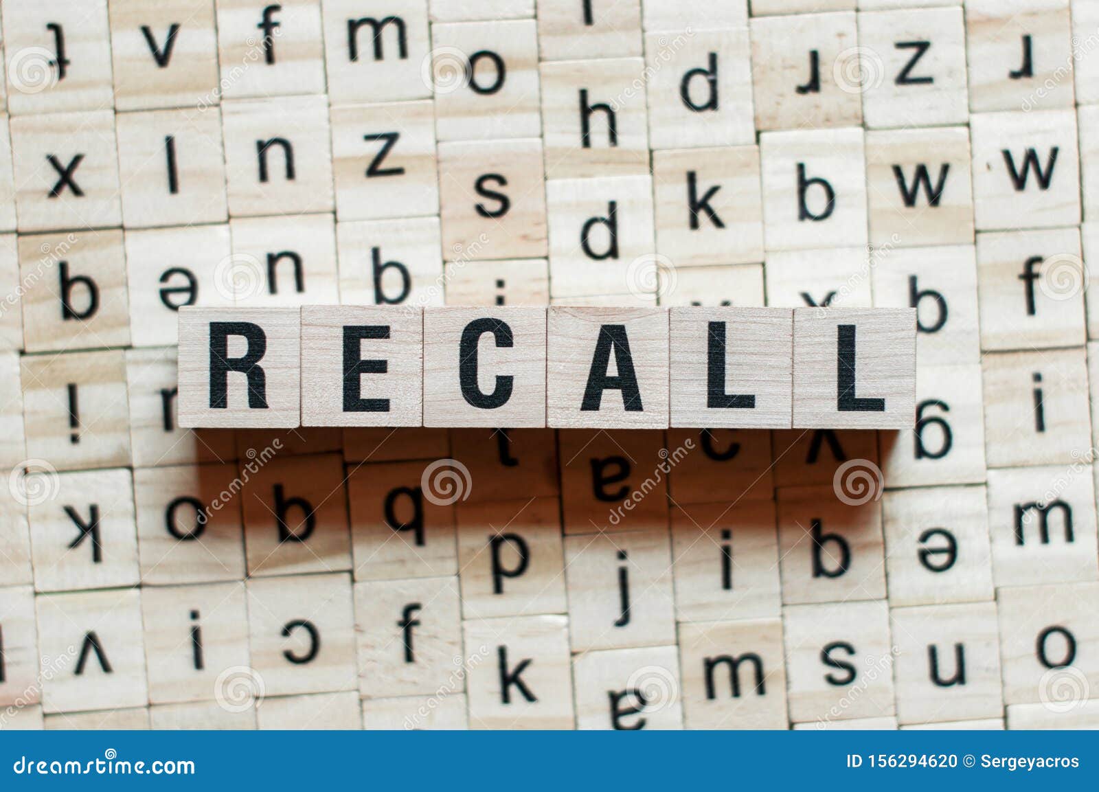 Recall word concept stock photo. Image of product, issues - 156294620