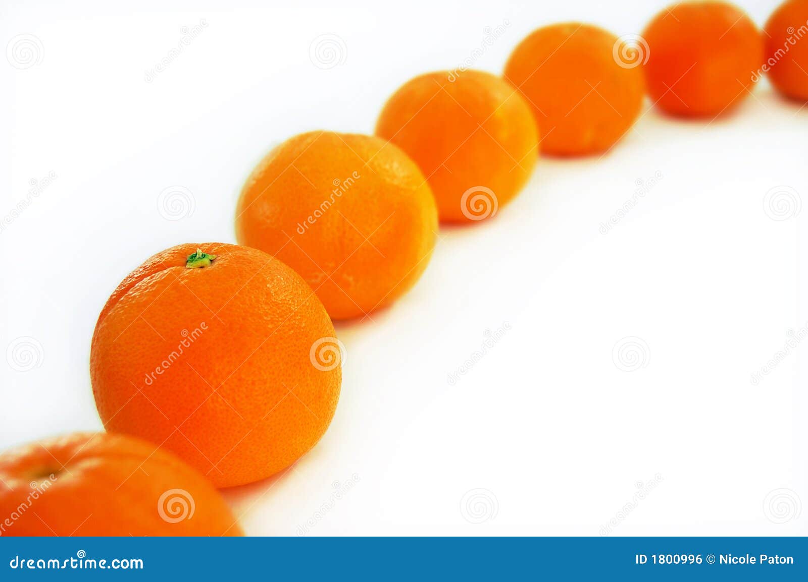 Receding Oranges Picture. Image: 1800996