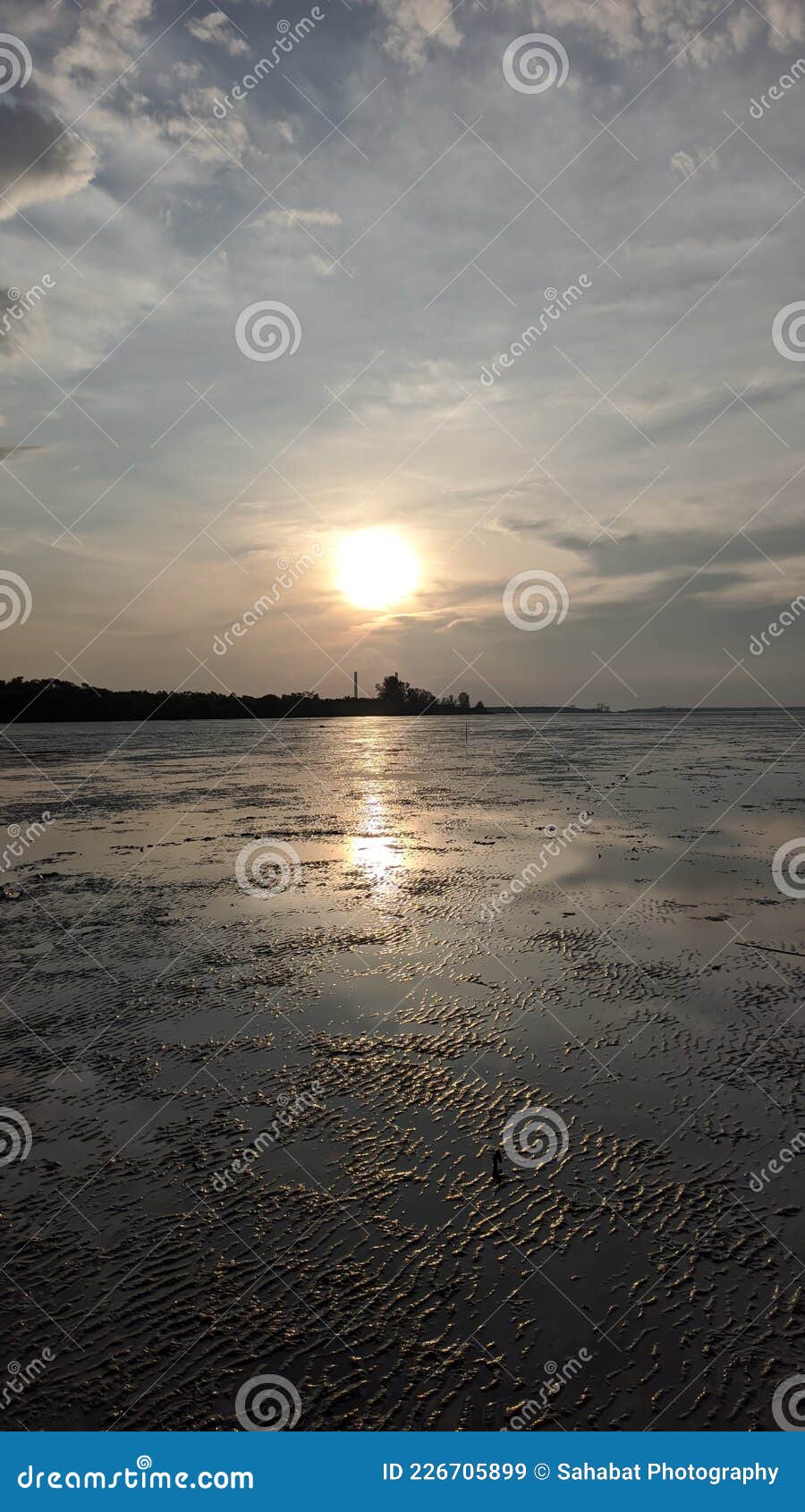 The Receding Sea stock image. Image of evening, wallpaper - 226705899