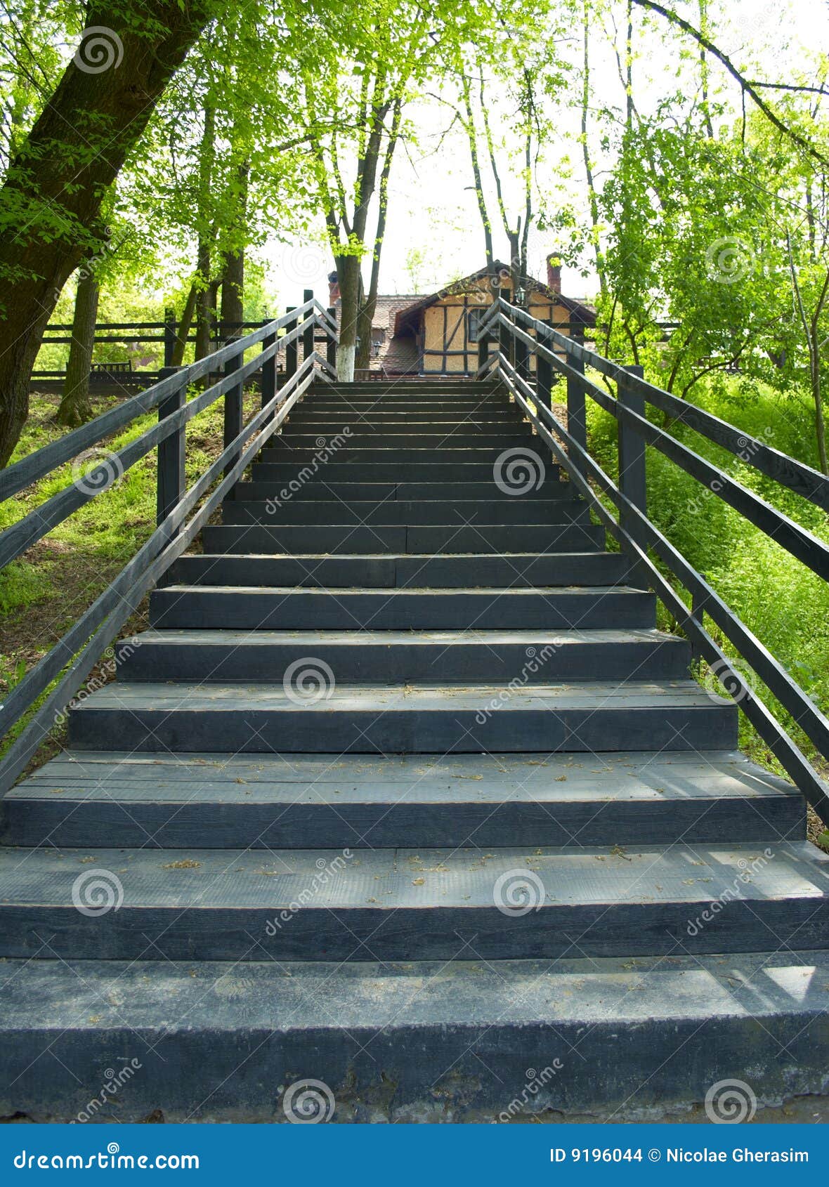 Receding Steps in Countryside Stock Photo - Image of pathway ...