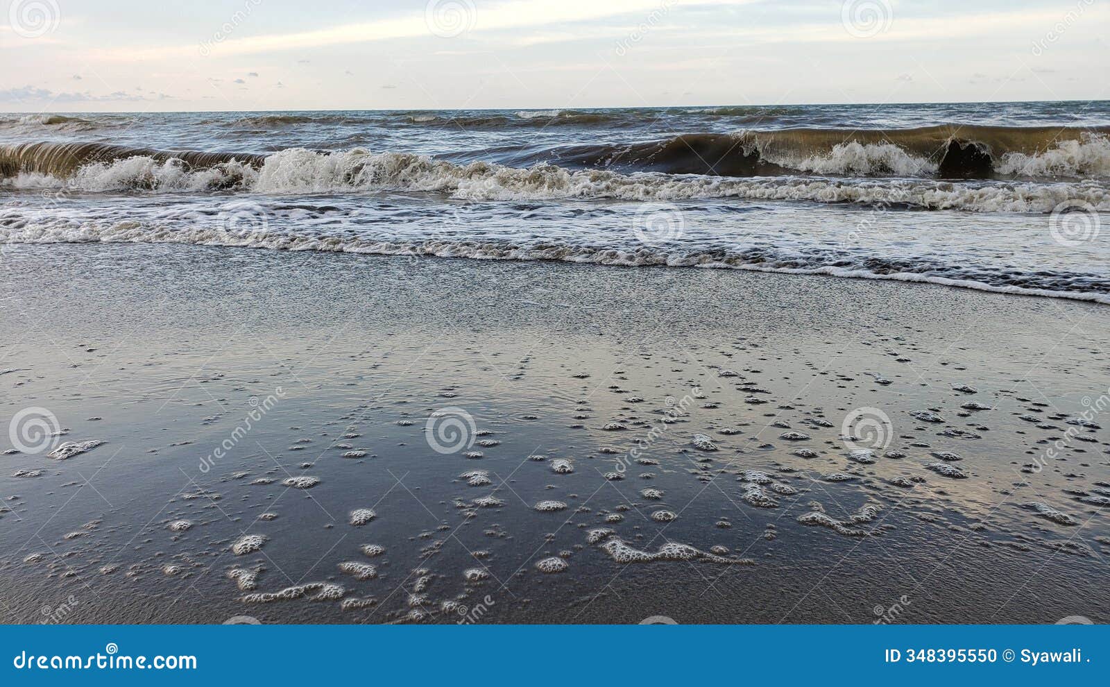 Receding Waves Form Waterfalls At Point Lobos State Reserve Royalty ...
