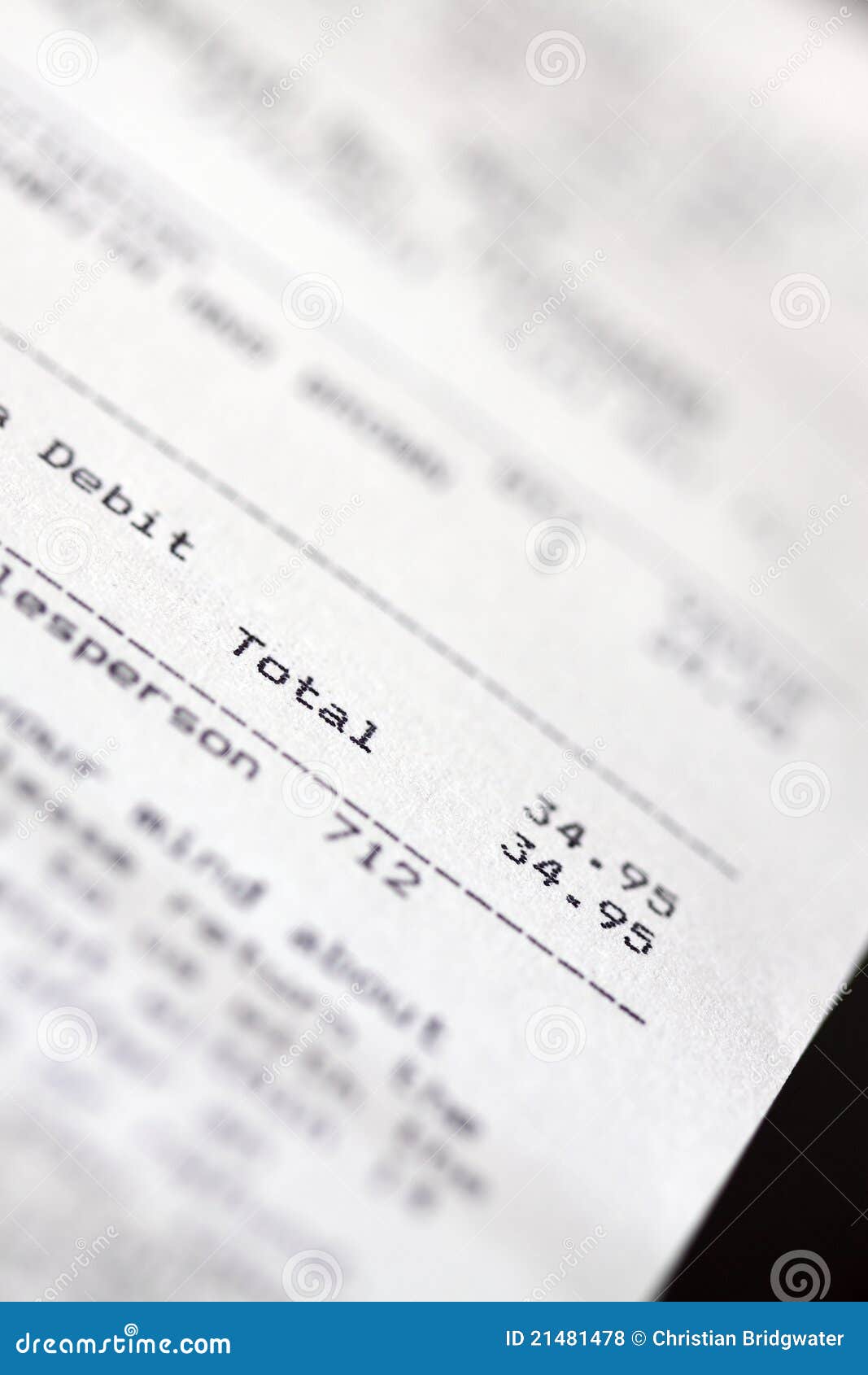 Receipt stock photo. Image of bought, figures, print - 21481478