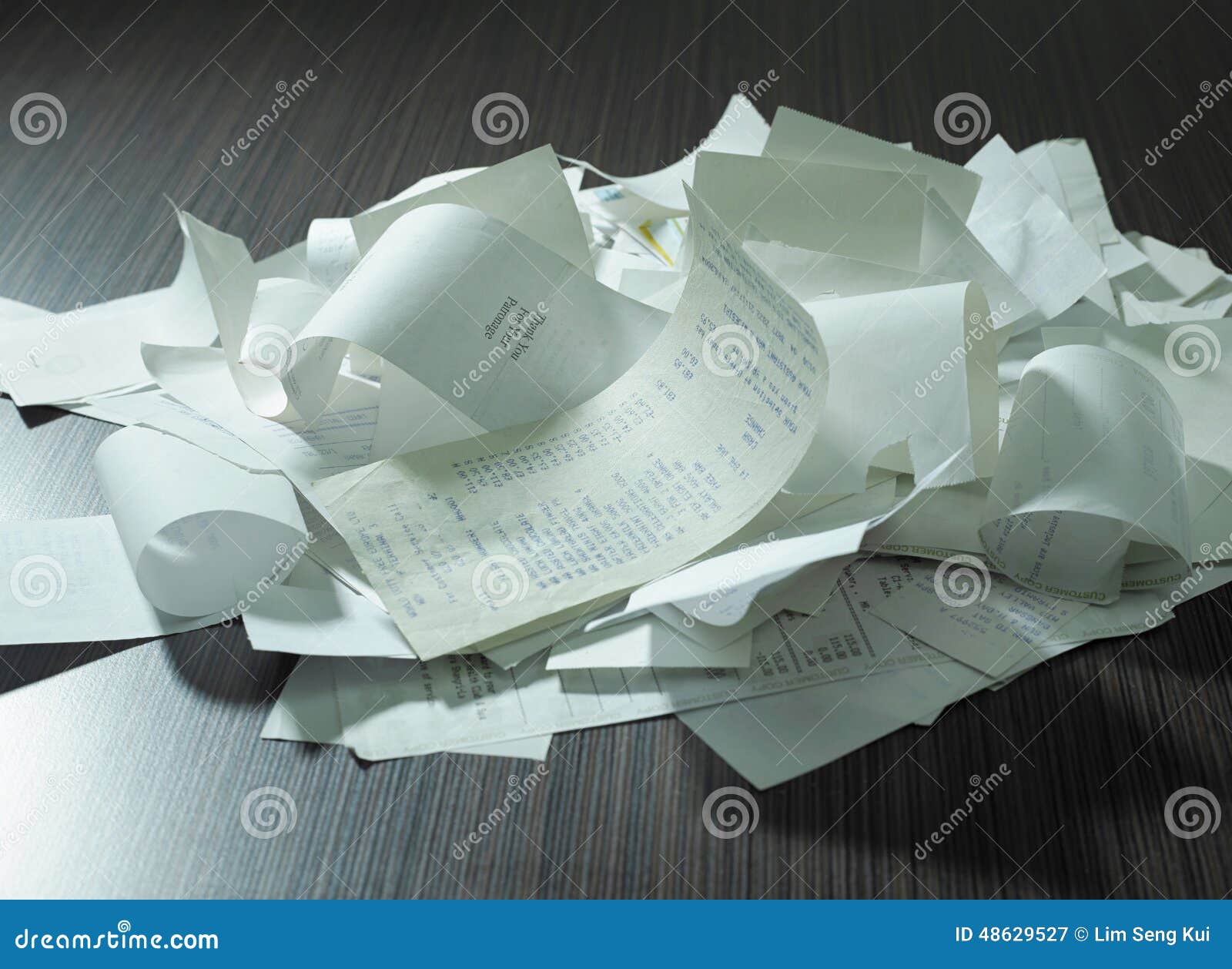 Receipt stock image. Image of paper, sale, printed, expense - 48629527