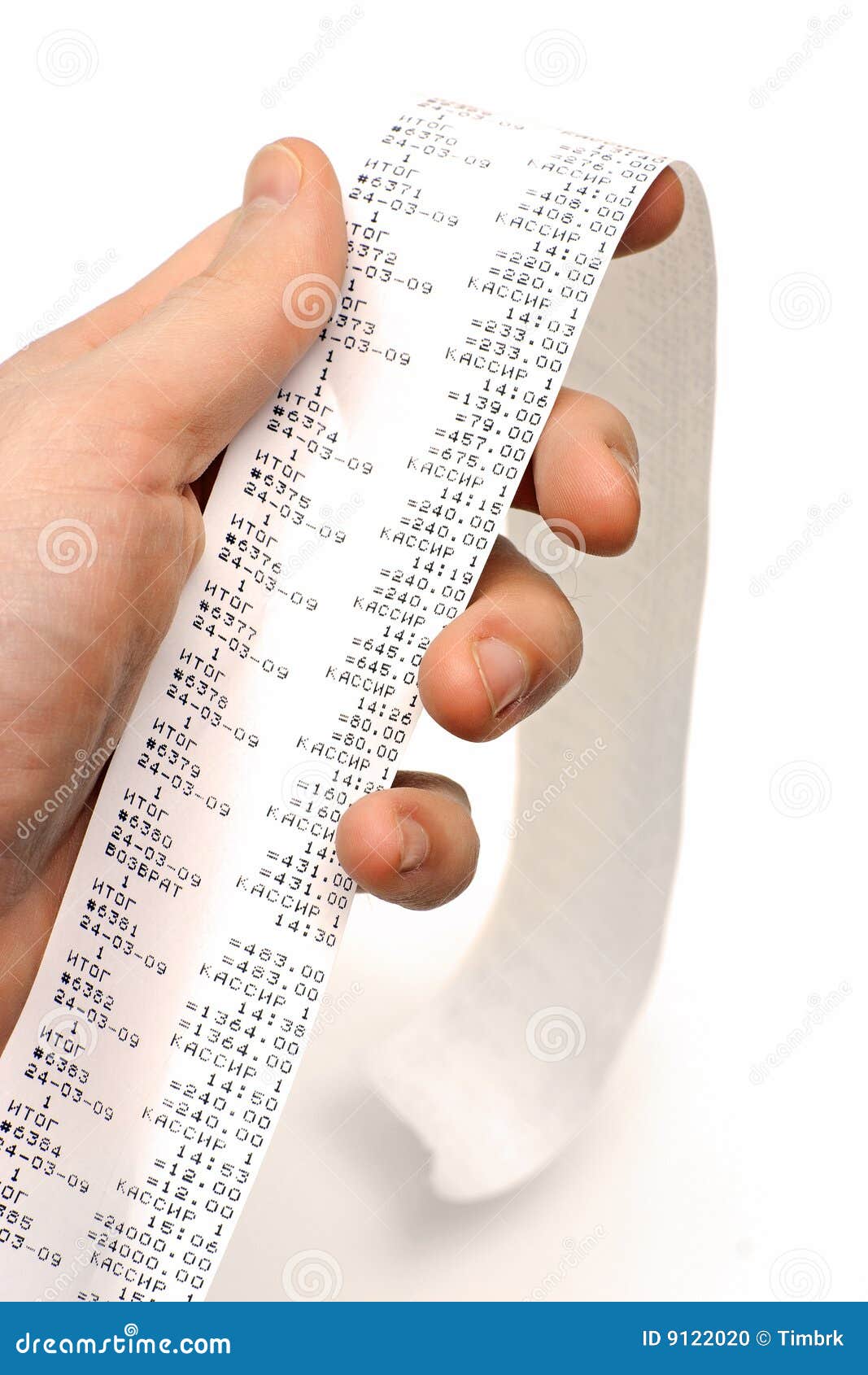 Receipt in hand stock photo. Image of business, document - 9122020